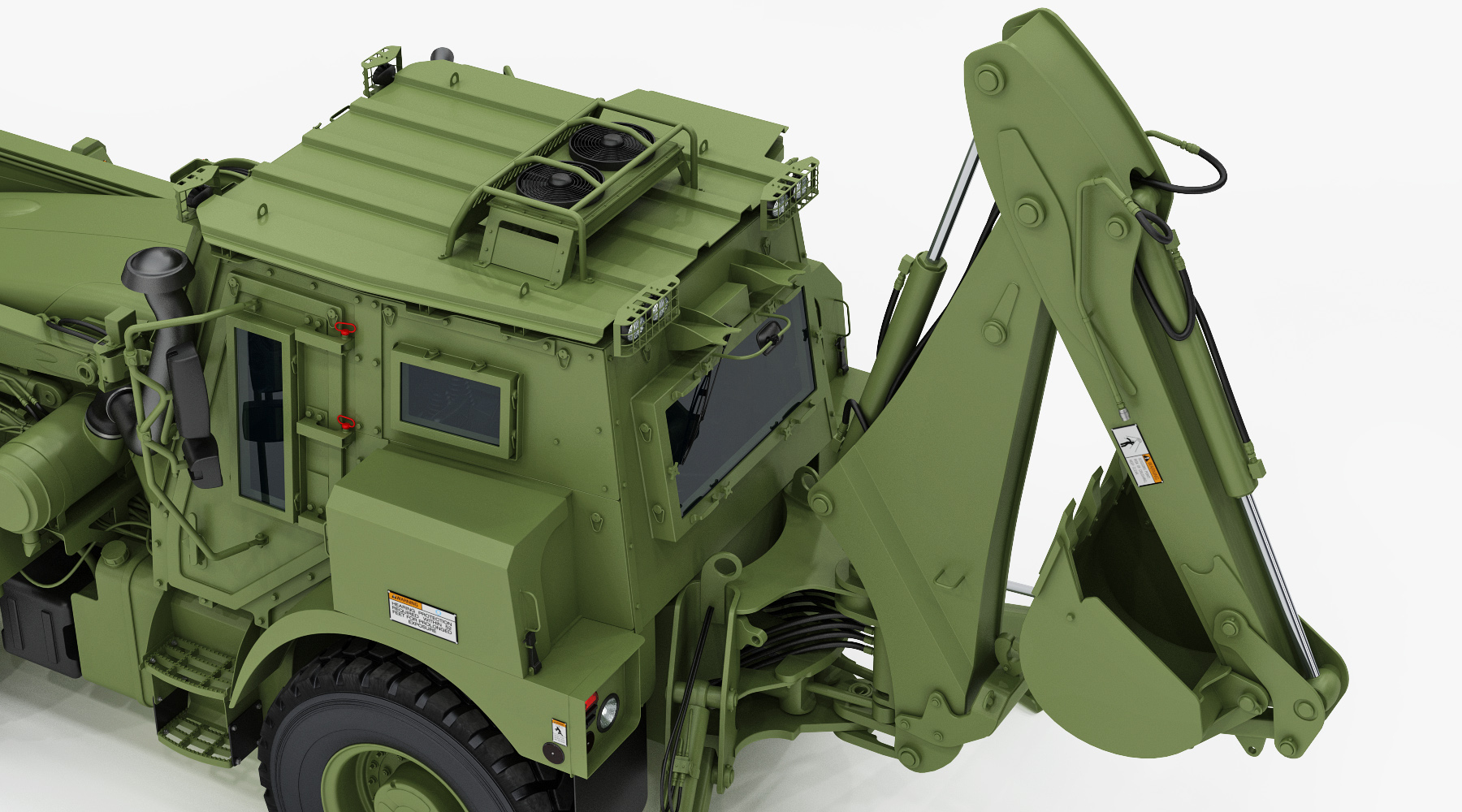 3D backhoe loader hmee - TurboSquid 1311355