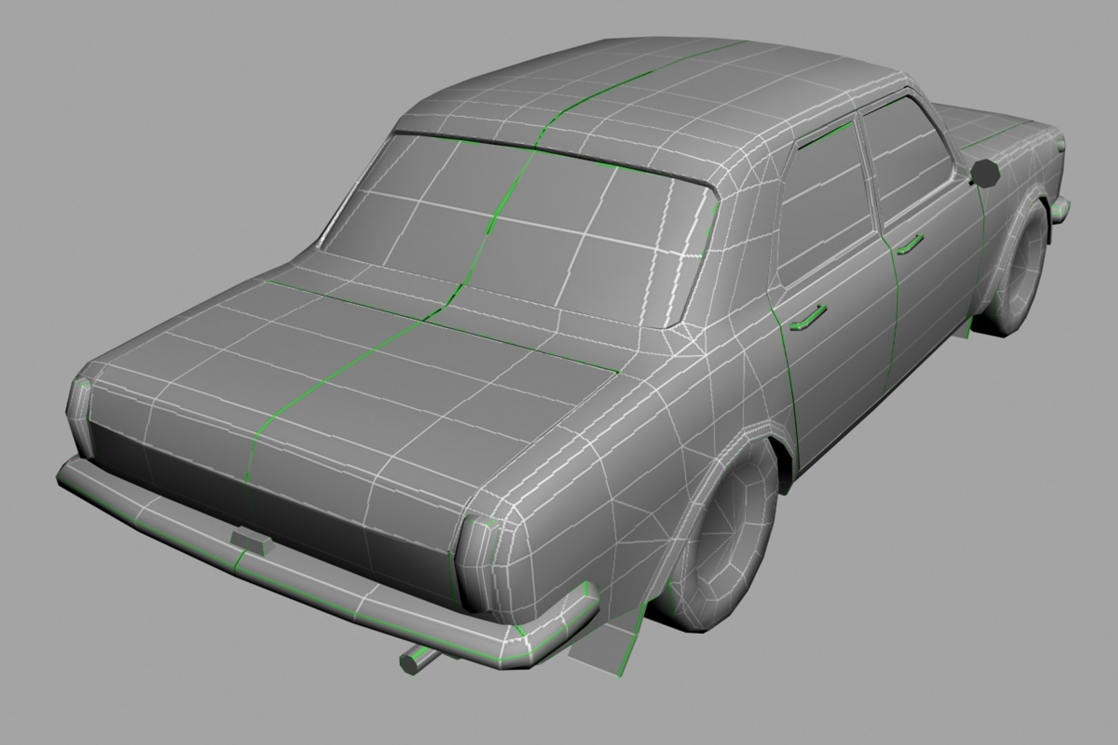 3d Model Of Volga