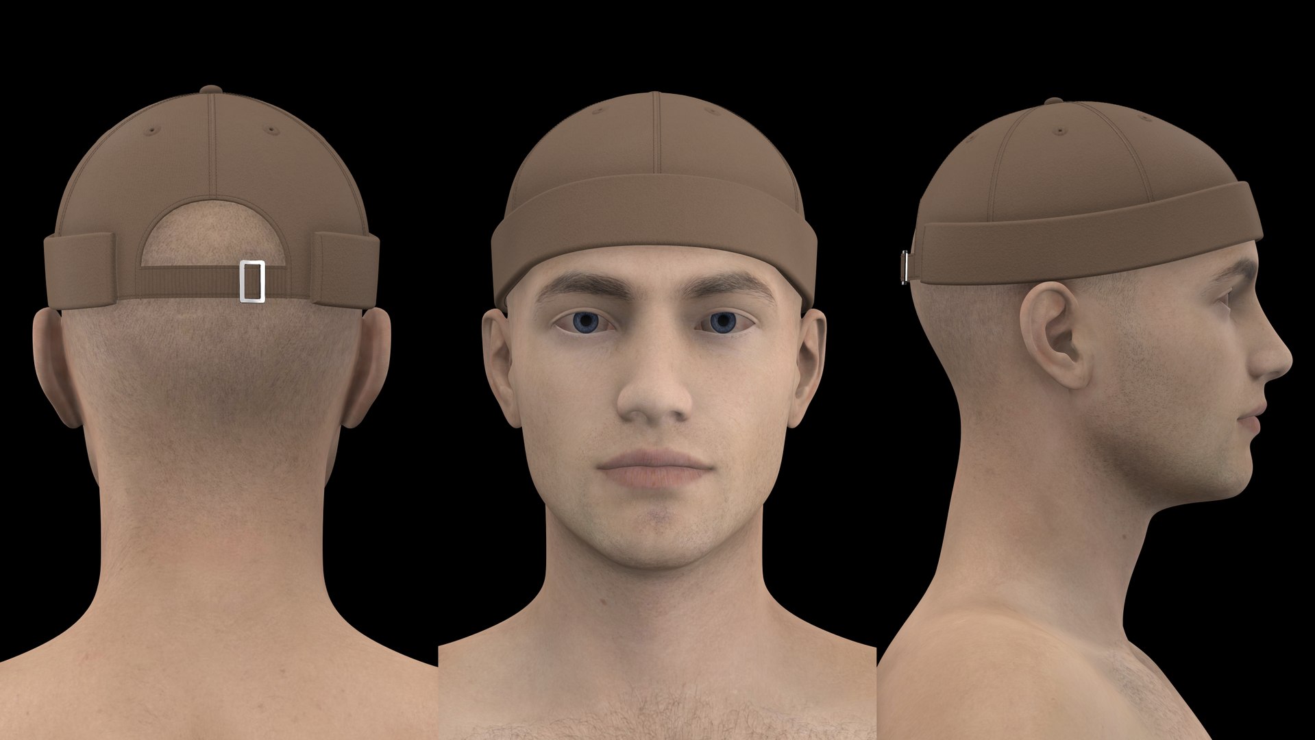 BASIC SKULL CAP Genesis 8 Male Zpac Obj Fbx Highpoly 3D Model - TurboSquid 2321607
