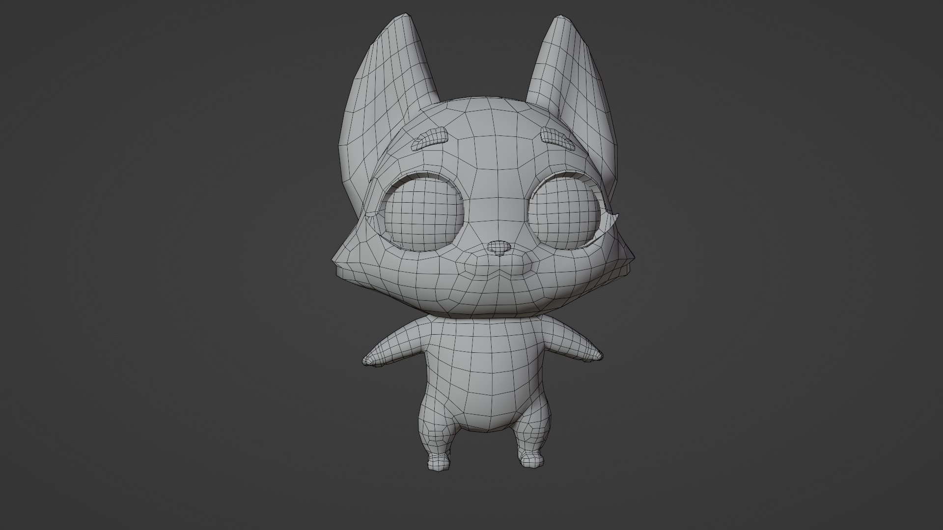 Cute Fox 3D Model - TurboSquid 1991614