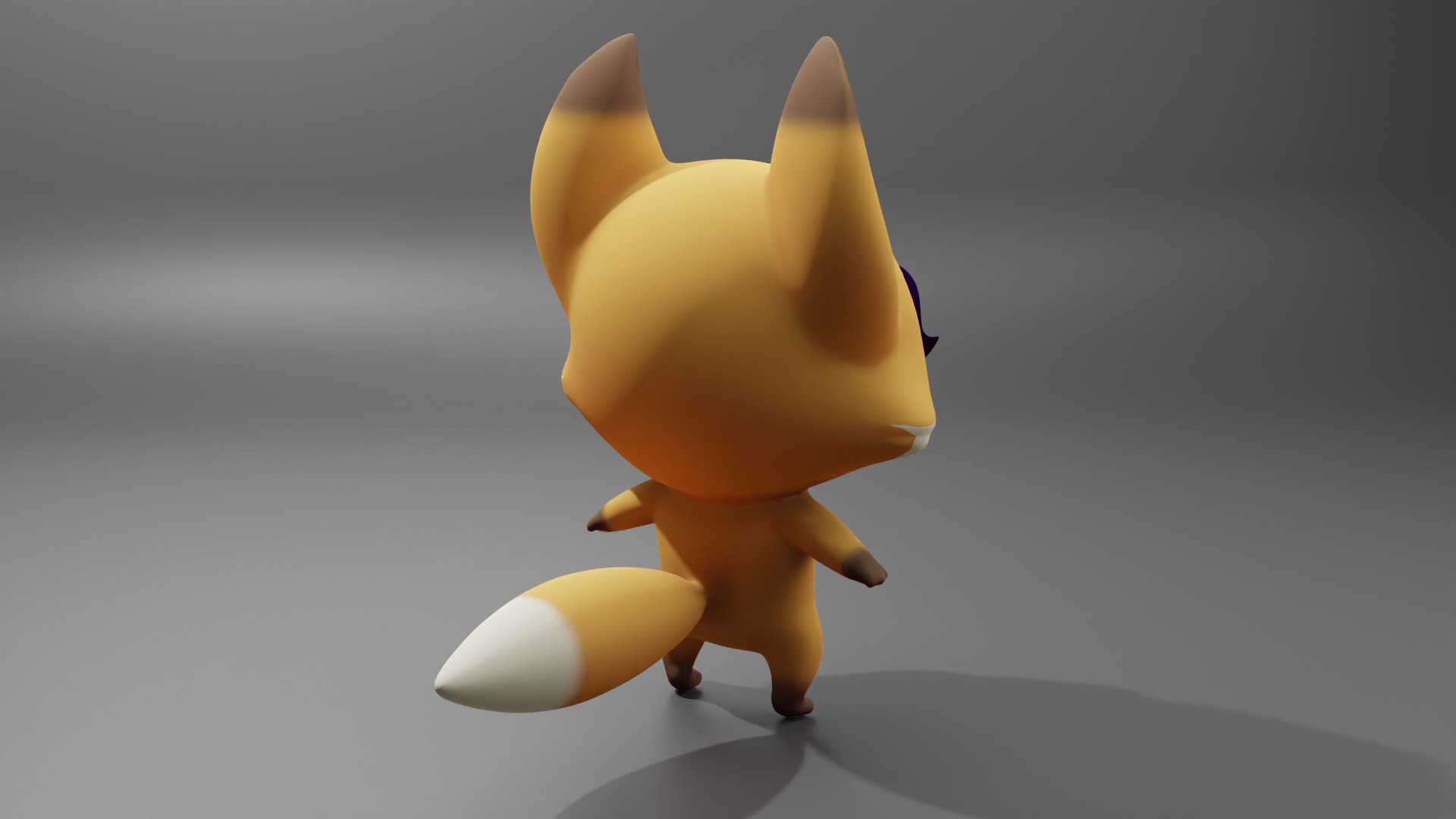 Cute Fox 3D Model - TurboSquid 1991614