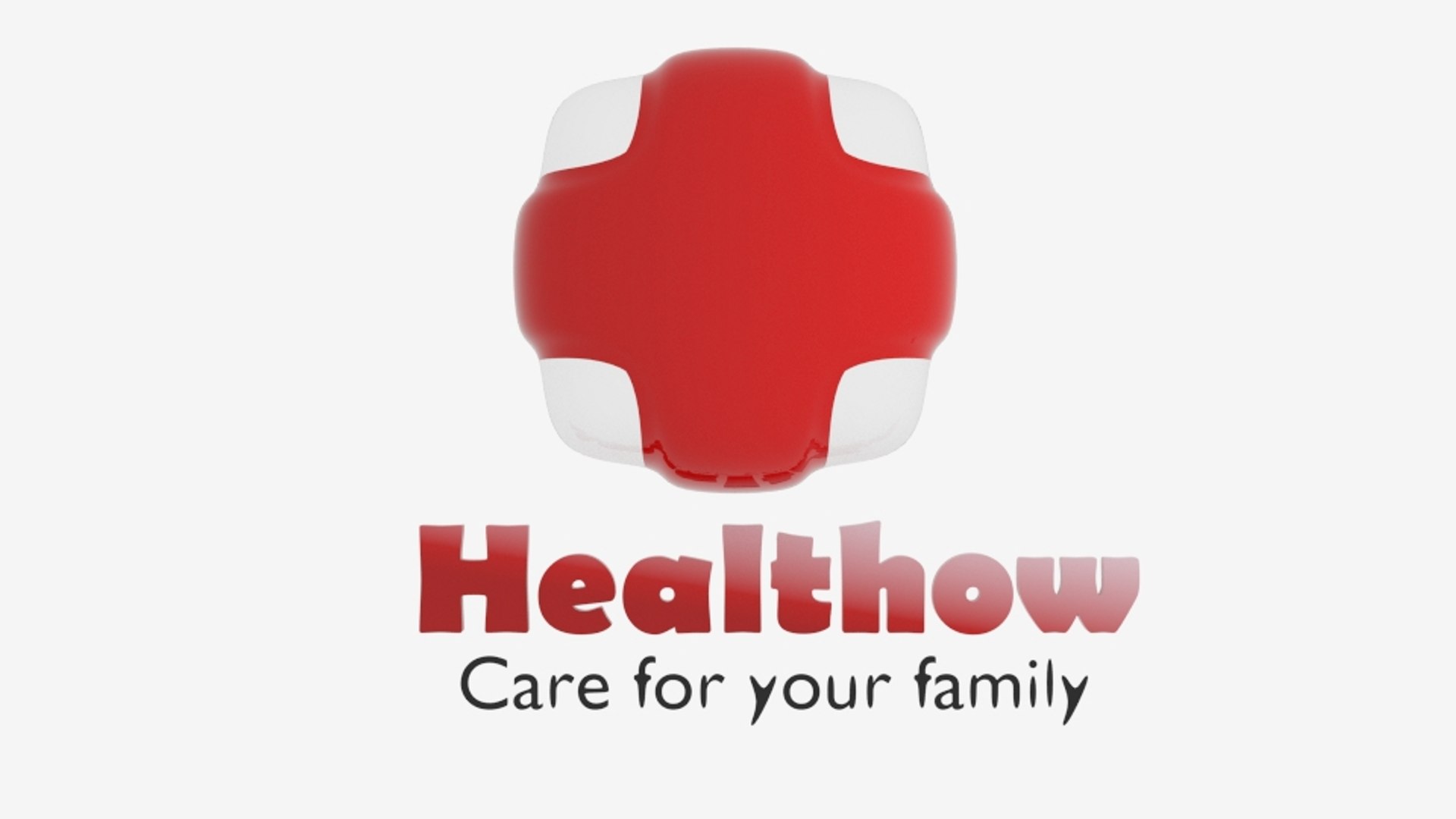 Healthow Logo 3D - TurboSquid 1279261