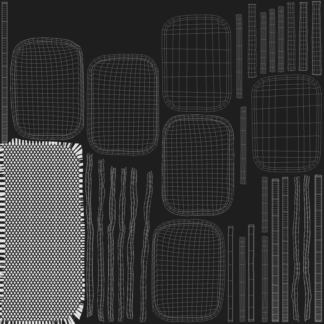 Black Sewing And Knitting Kit Model - TurboSquid 2100735