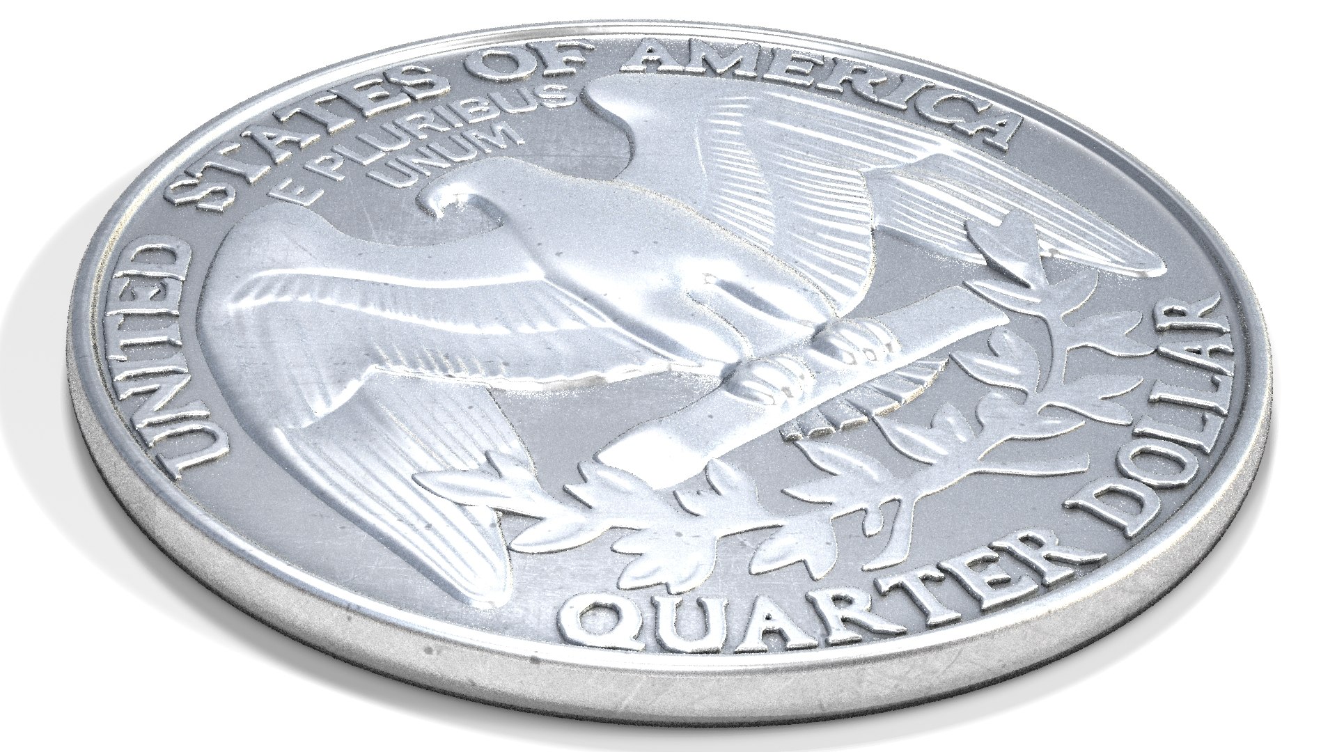 Coin US Quarter HP 3D - TurboSquid 1793733