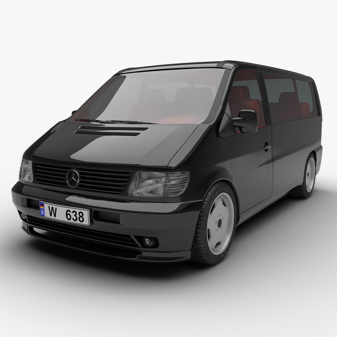 3d model 1995 mercedes-benz vito
