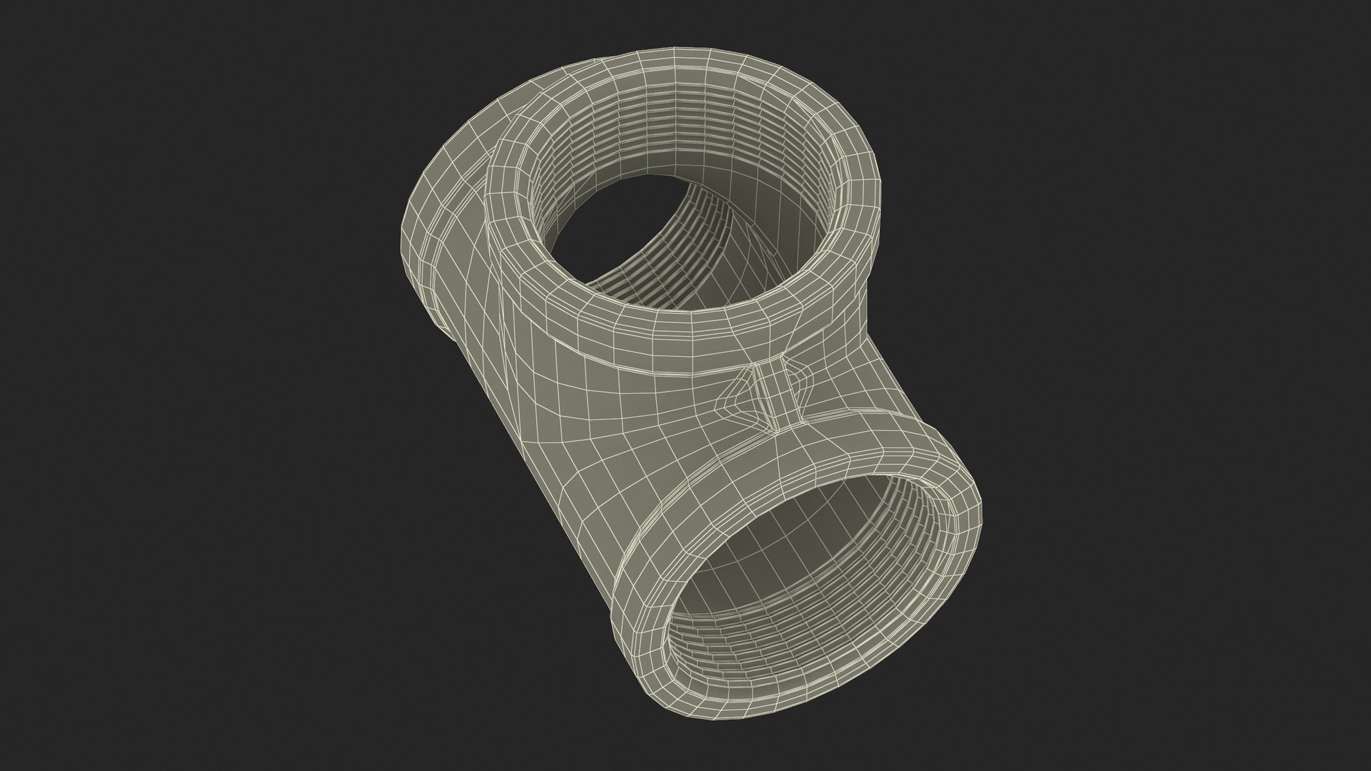 3D Fitting Tee SS304 Model - TurboSquid 1929644