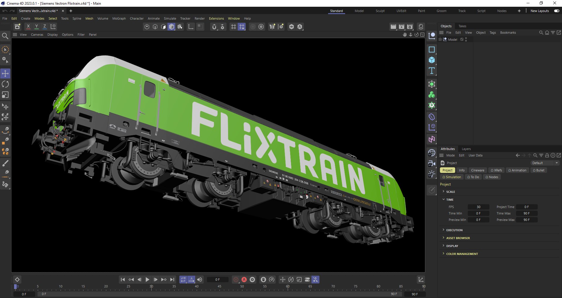 3D Siemens Vectron Flixtrain Model - TurboSquid 2149271
