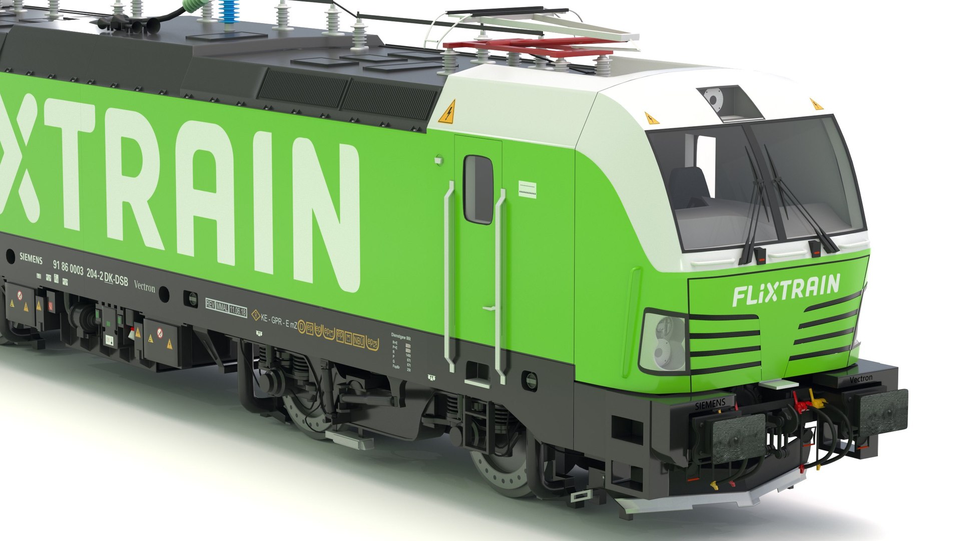 3D Siemens Vectron Flixtrain Model - TurboSquid 2149271