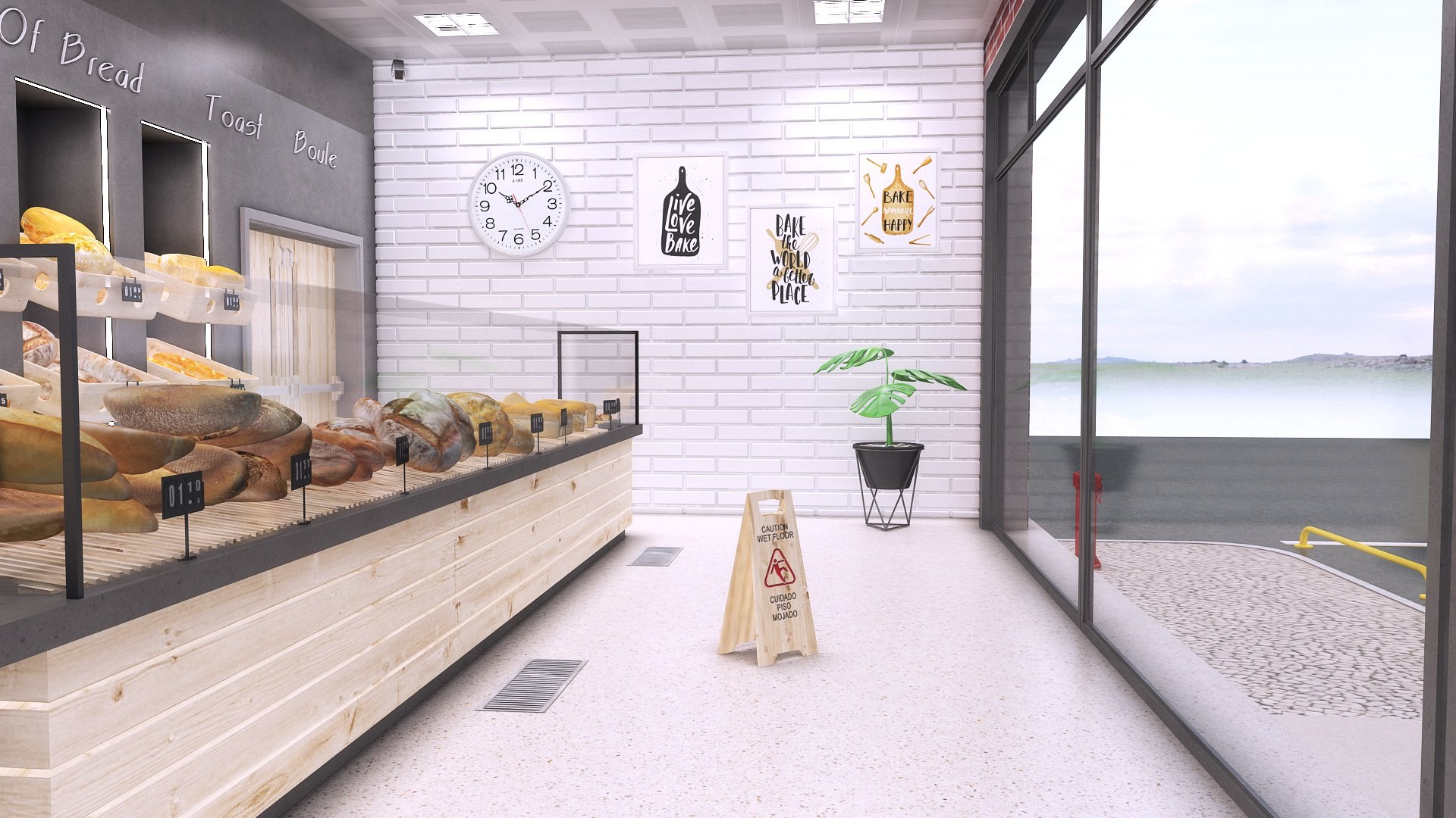 3D Bakery Store - TurboSquid 1567753