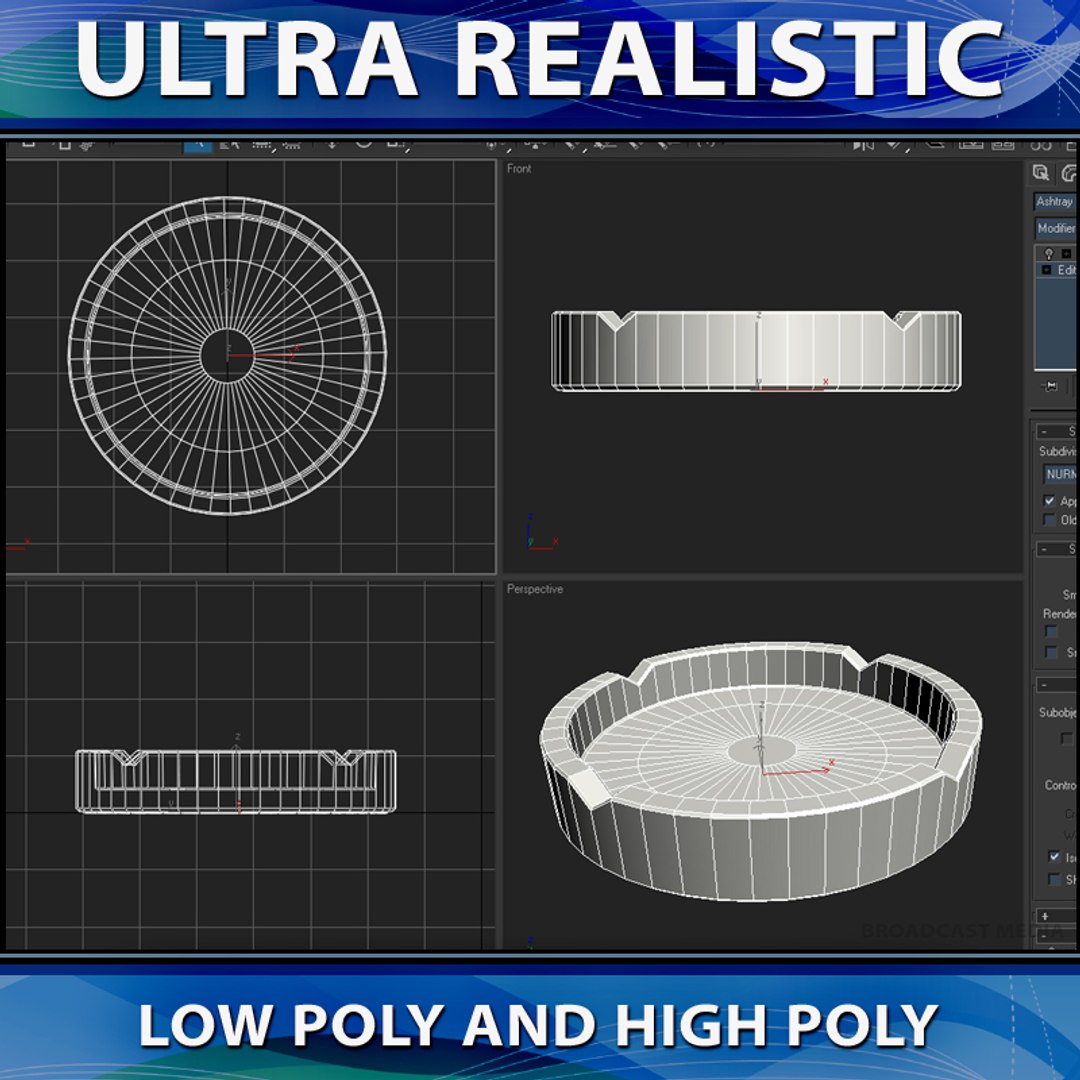 3d model of ashtray ash tray