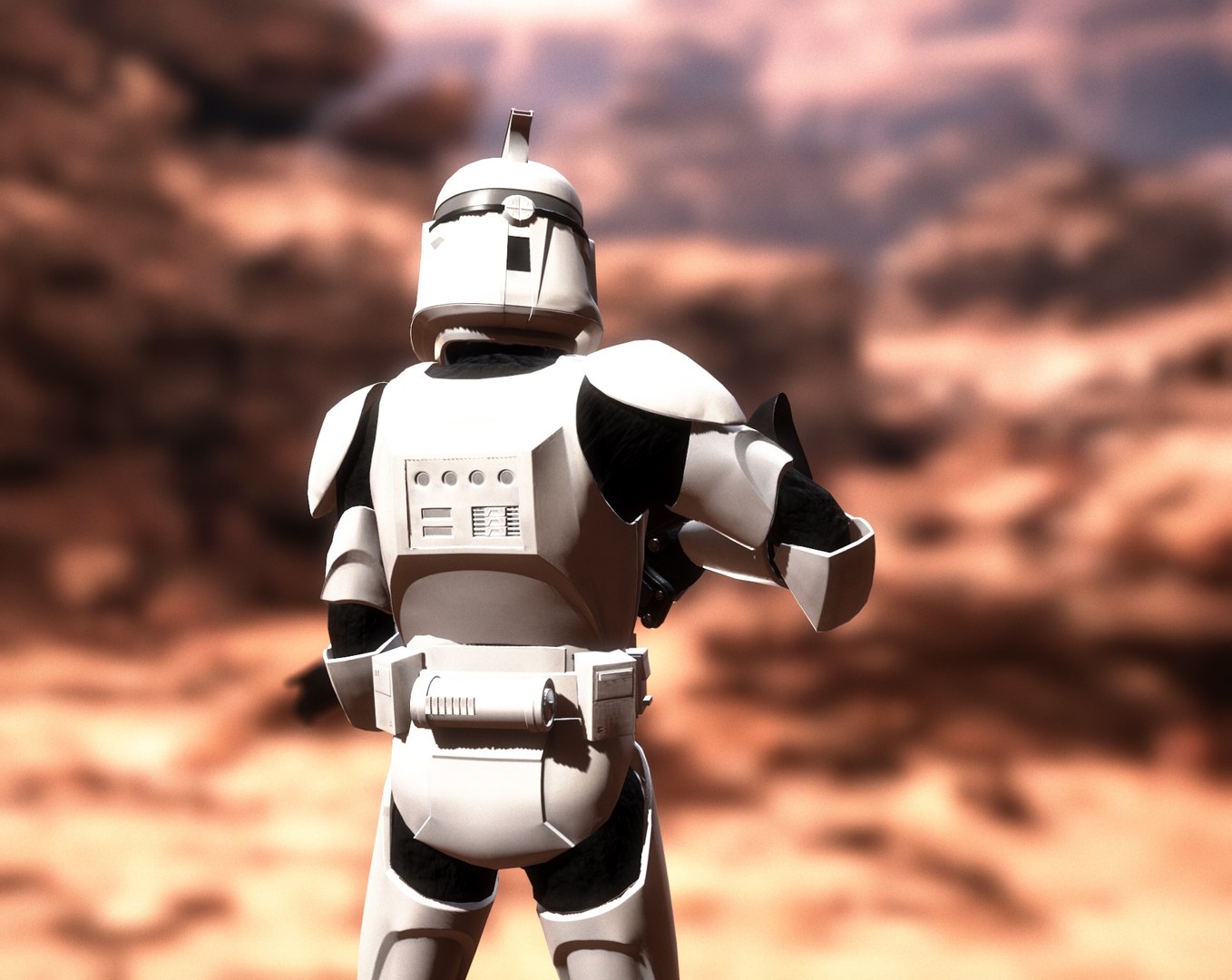 Clone Trooper Rigged 3D Model - TurboSquid 1767215