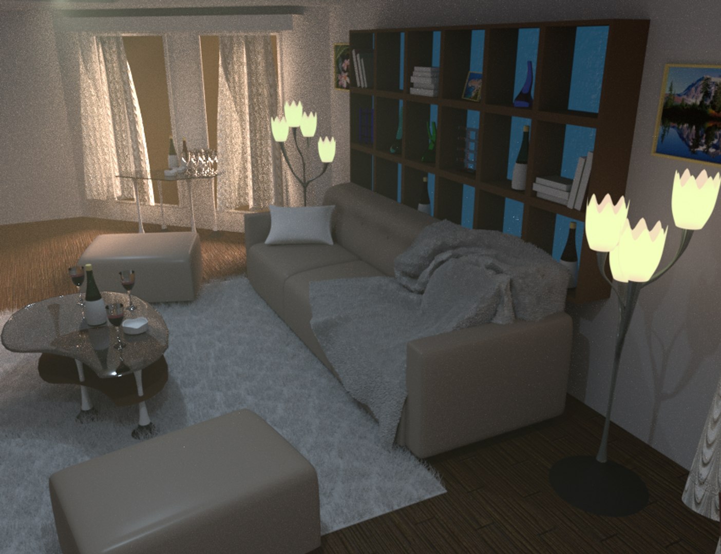 3d Model Relax Room