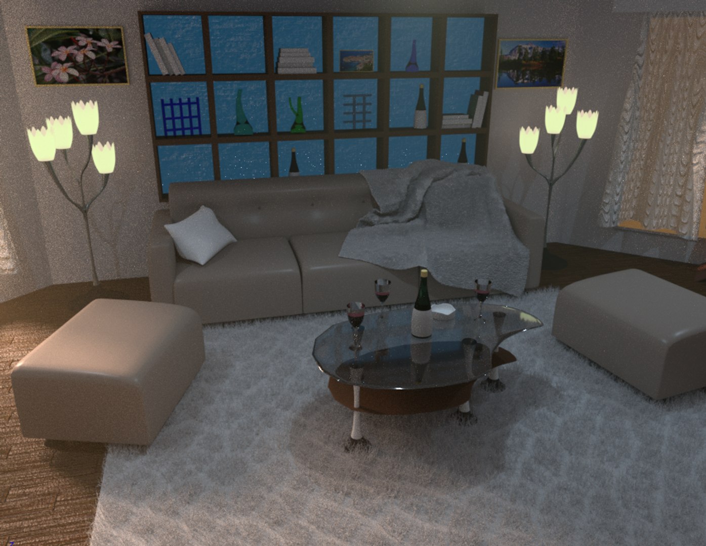 3d Model Relax Room