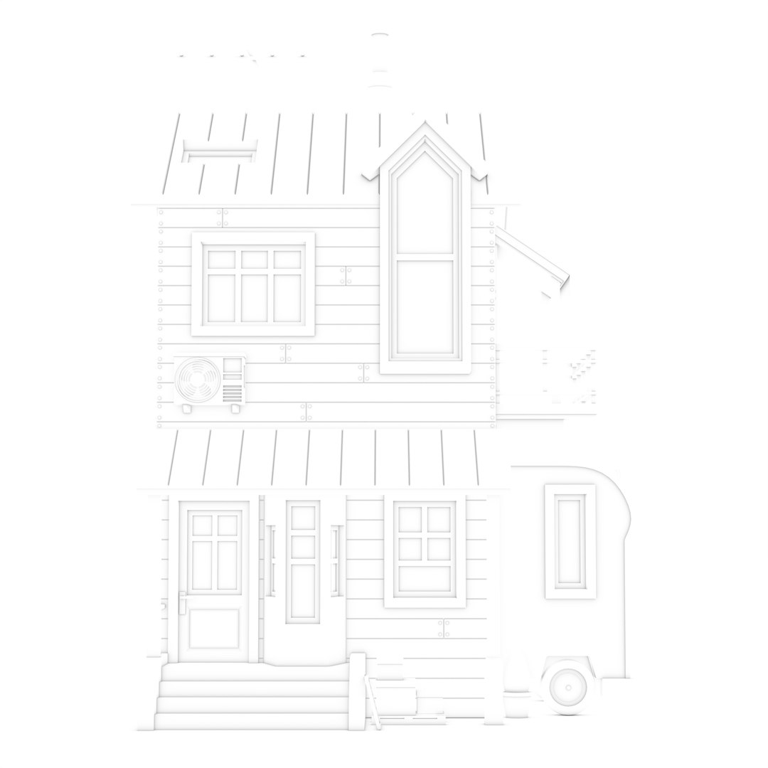 3D Custom House 06 - TurboSquid 2395027