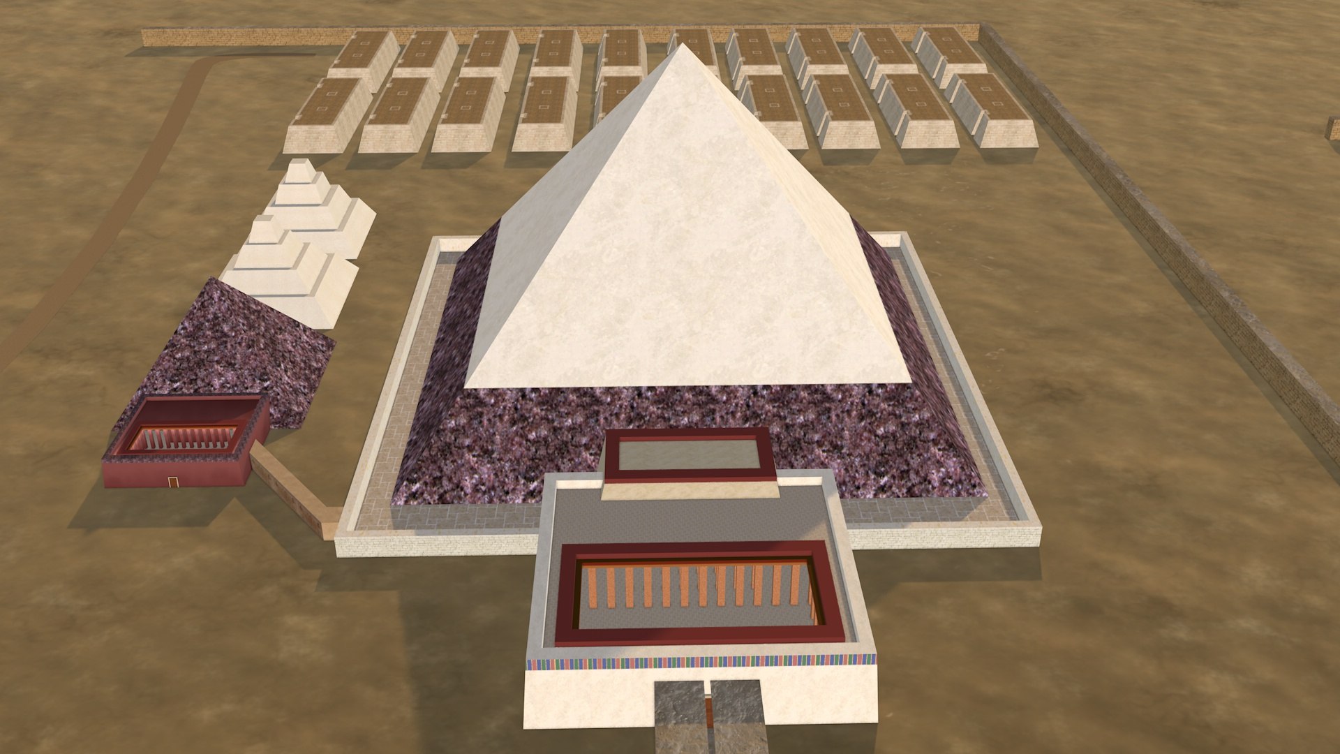 Pyramids of Giza 3D model - TurboSquid 1983949