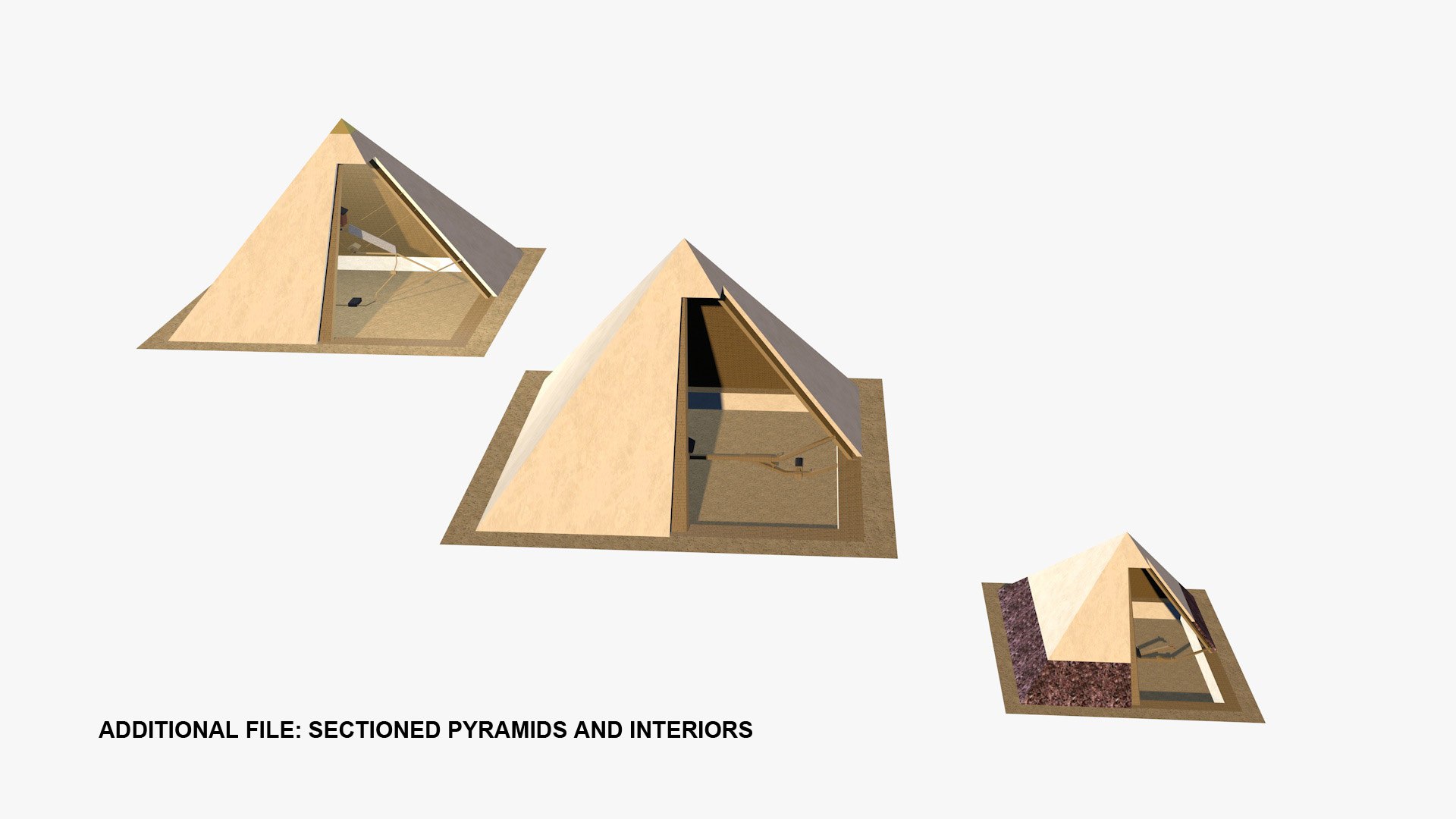 Pyramids of Giza 3D model - TurboSquid 1983949