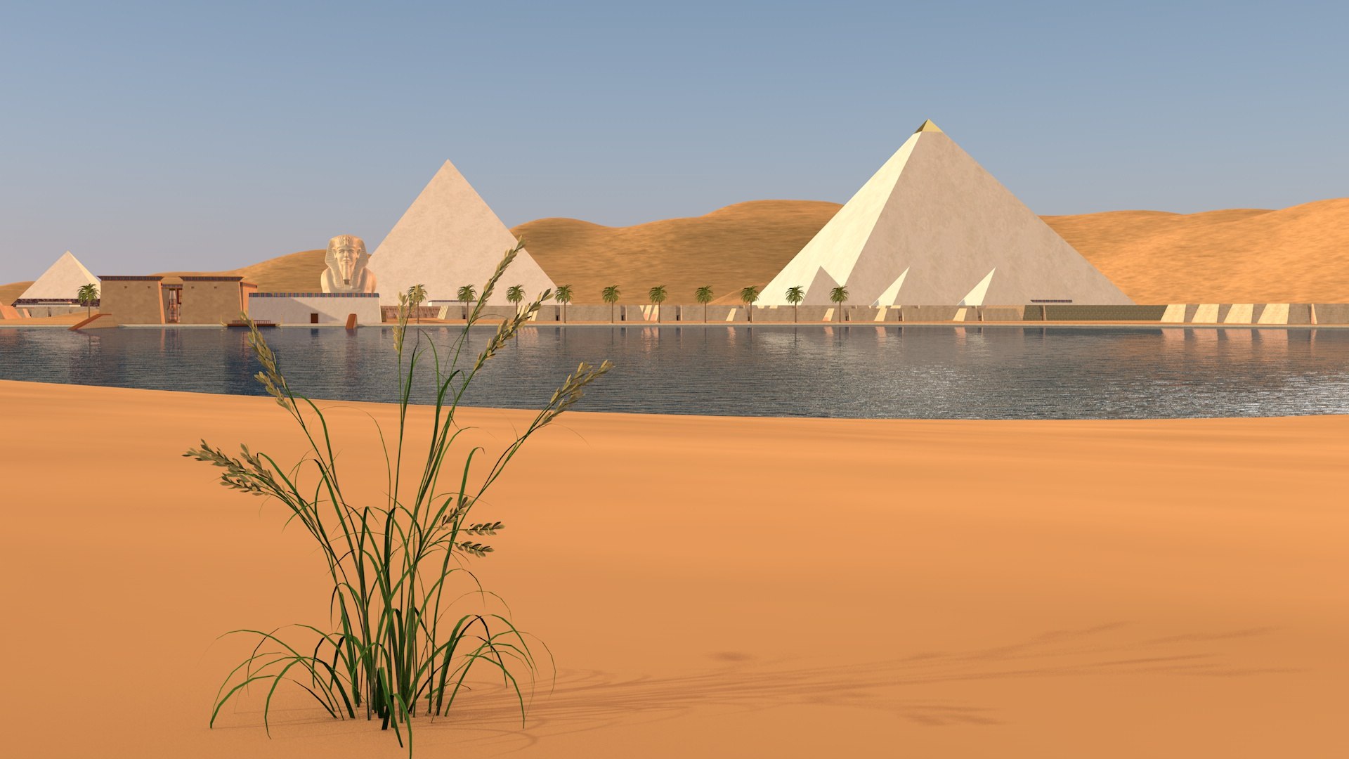 Pyramids of Giza 3D model - TurboSquid 1983949
