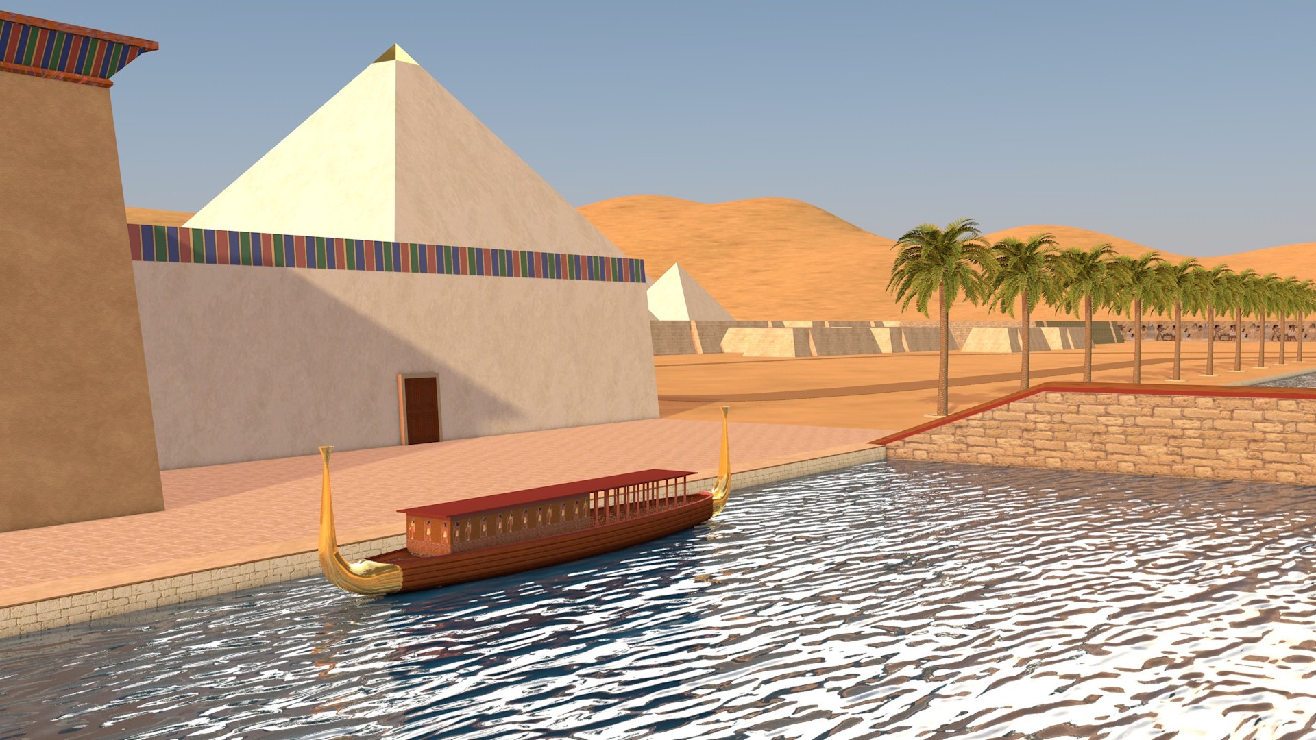 Pyramids of Giza 3D model - TurboSquid 1983949