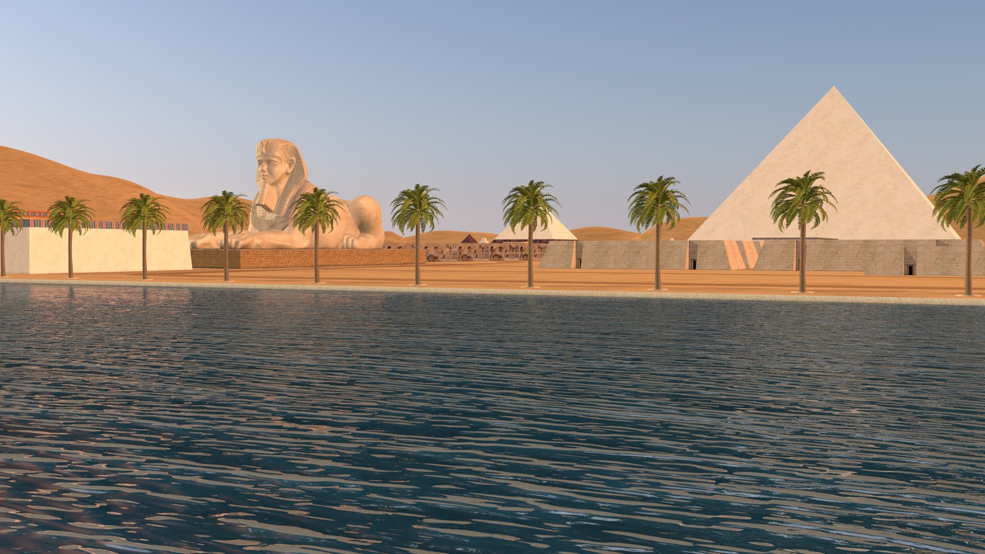 Pyramids Of Giza 3D Model - TurboSquid 1983949