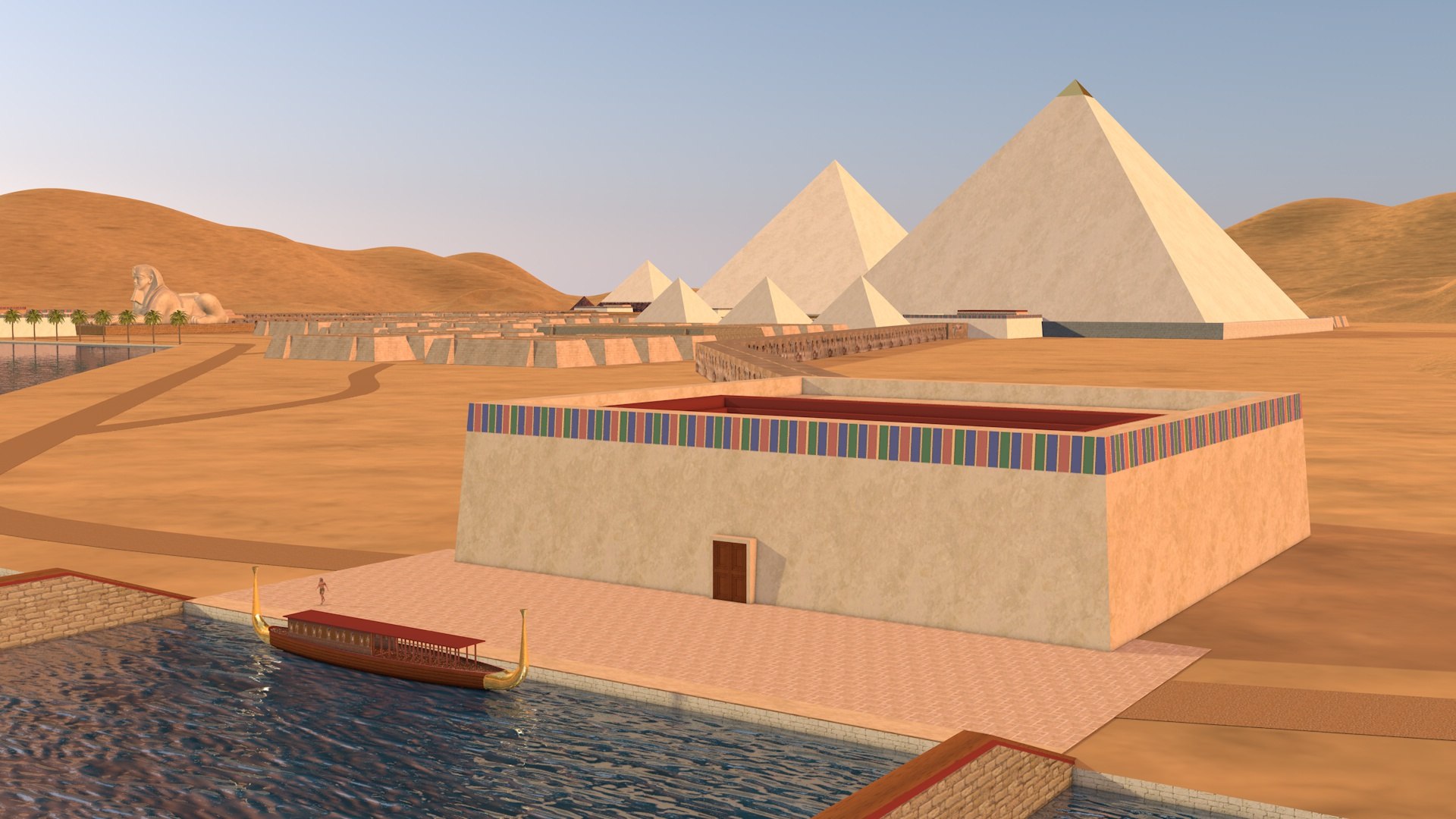 Pyramids Of Giza 3D Model - TurboSquid 1983949