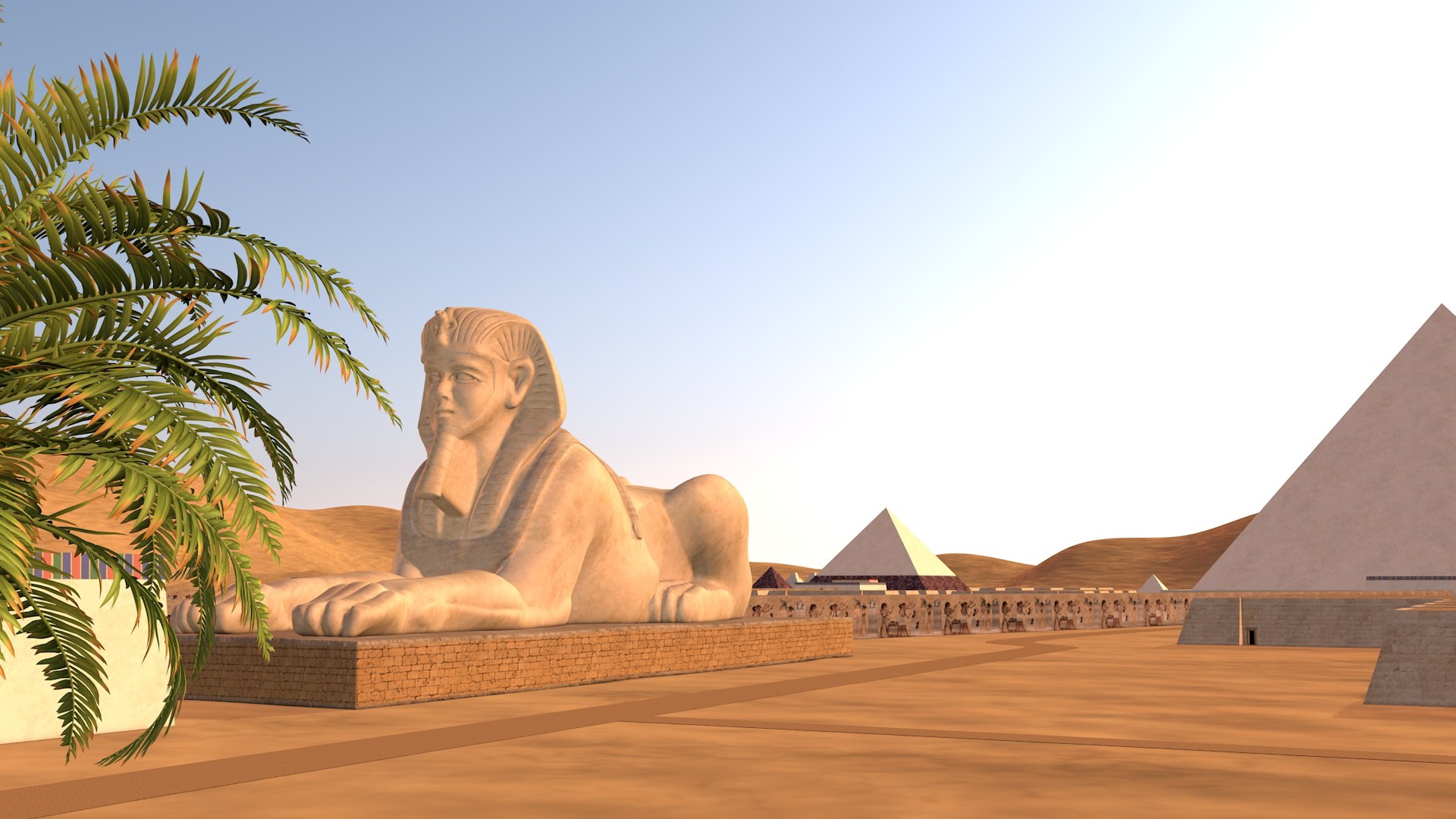Pyramids Of Giza 3D Model - TurboSquid 1983949