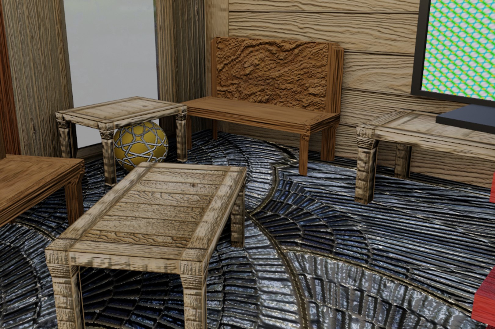 Simple House Red Poor 3D Model - TurboSquid 1722286