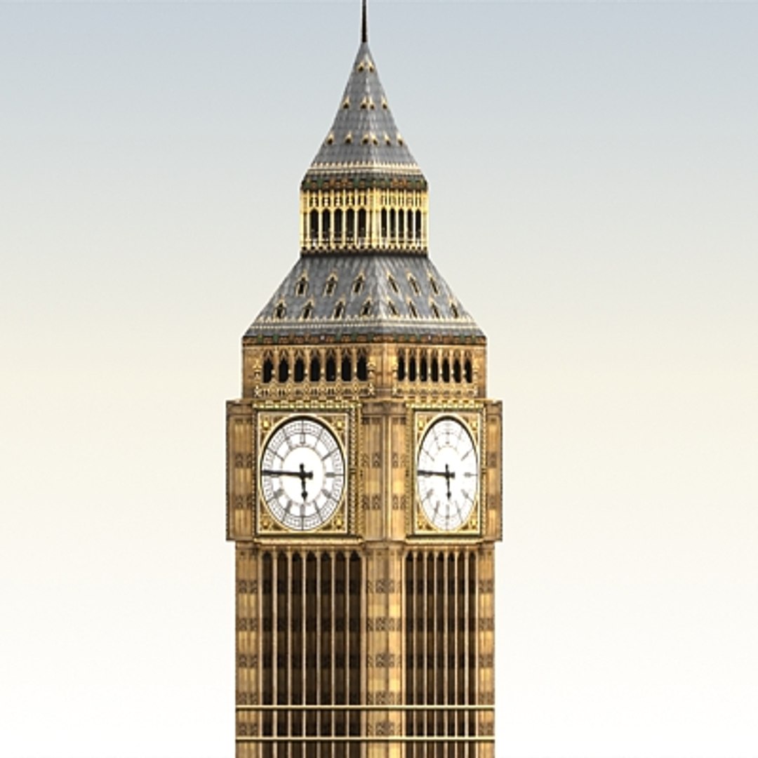Bigben Tower 3d Model