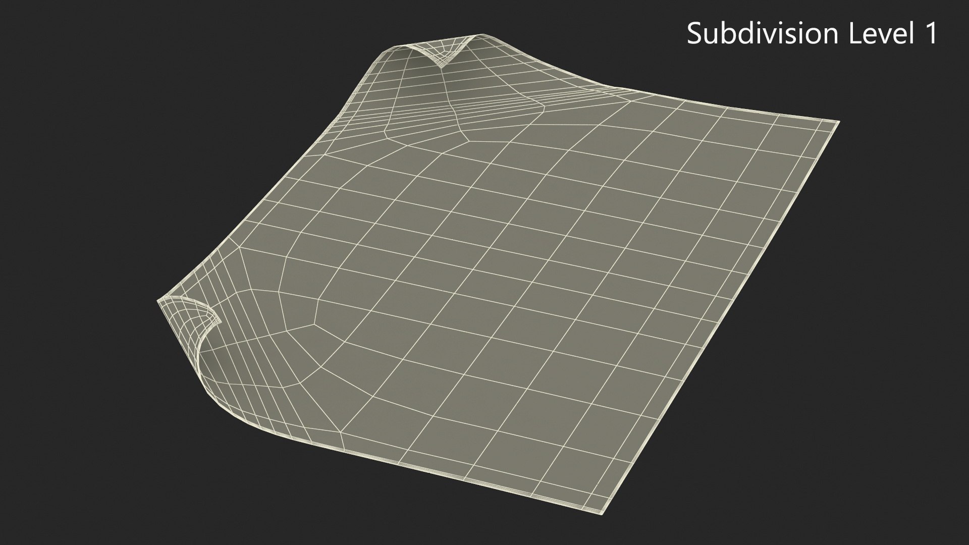 3D Paper Sheet With Two Curled Corners - TurboSquid 1994215