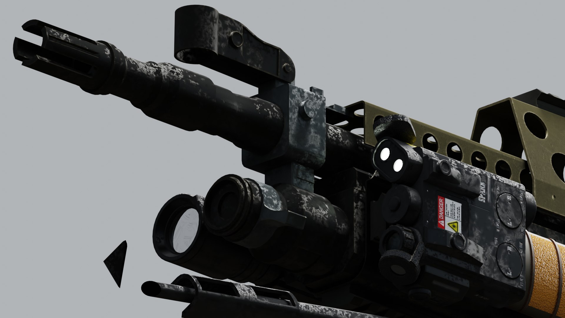 Light Machine Gun Lmg 3D - TurboSquid 1664433