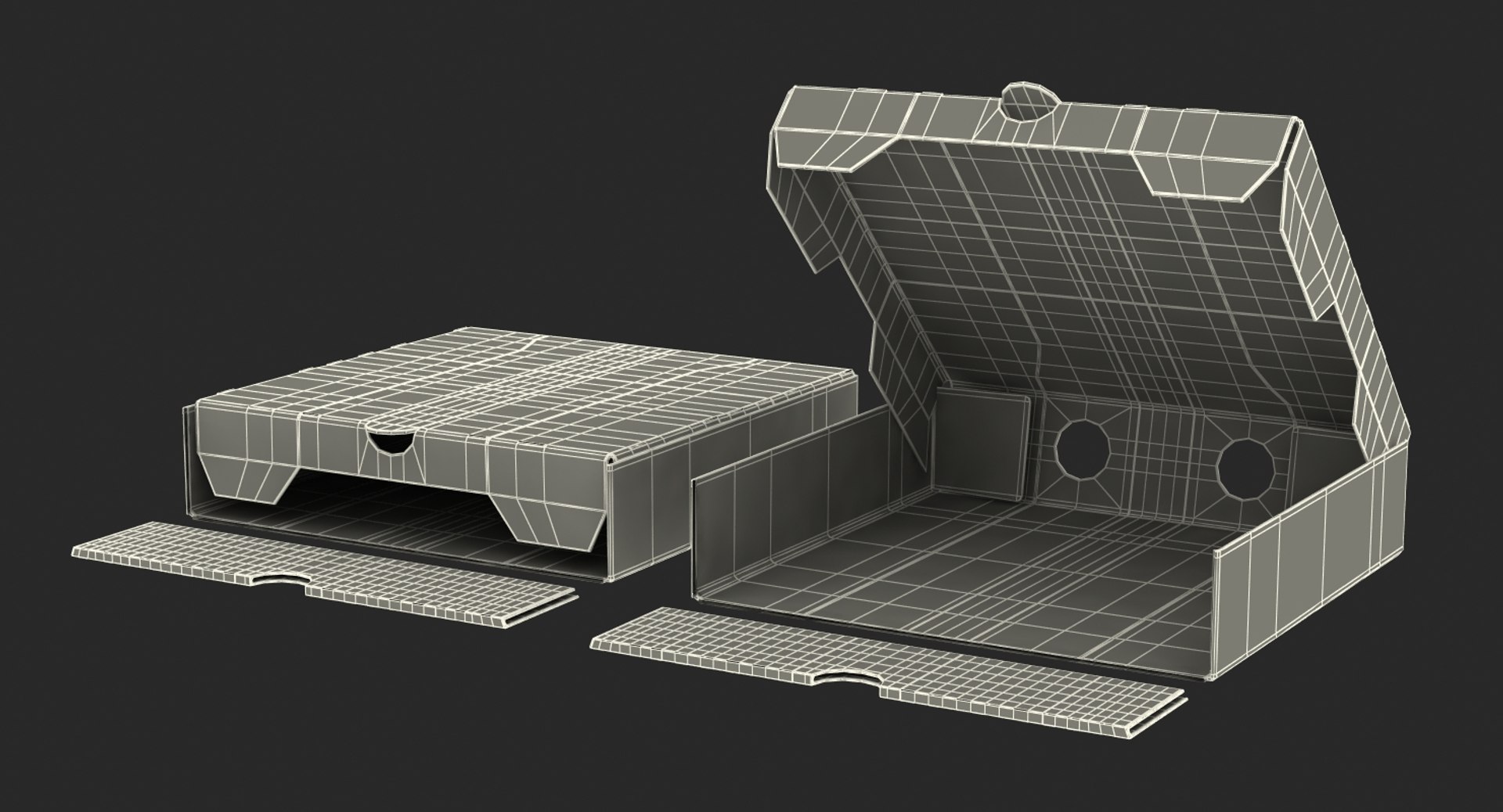 3D Fast Food Containers Model - TurboSquid 1407635