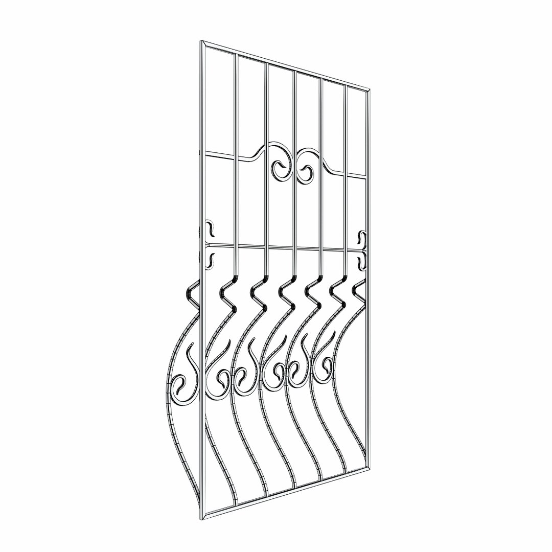 3d Window Bars
