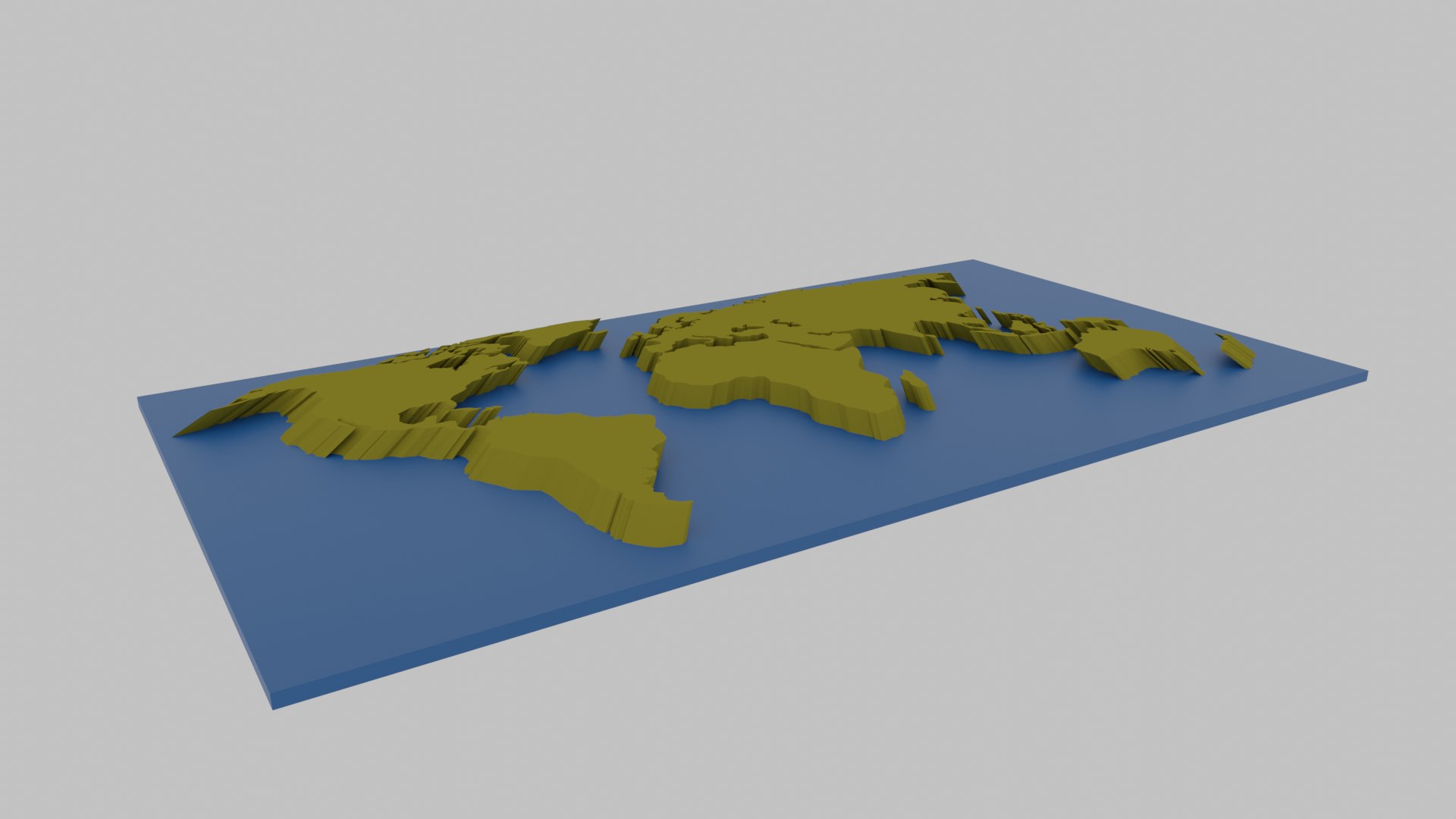 3D World Map Model - TurboSquid 2032585