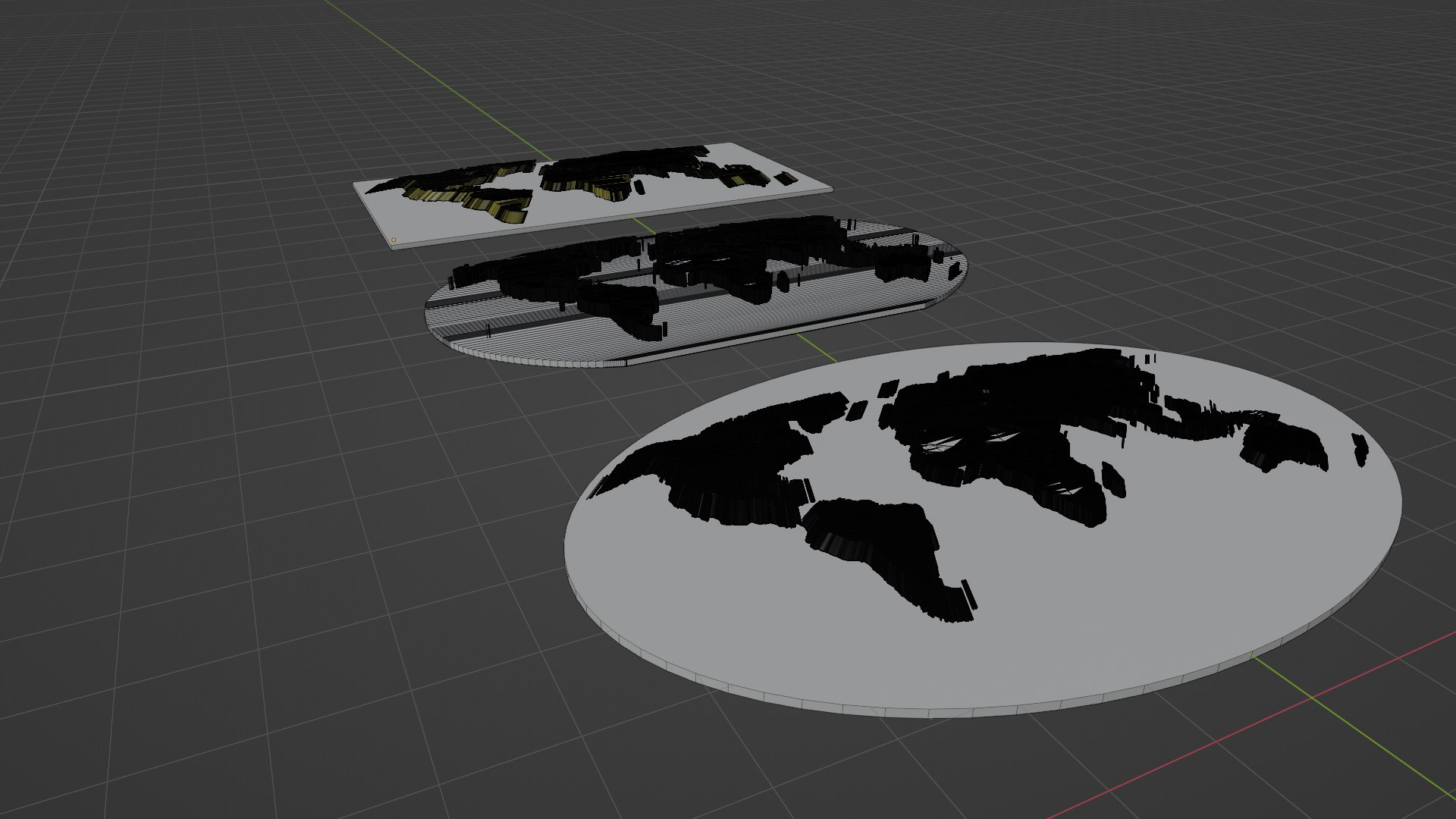 3D World Map Model - TurboSquid 2032585