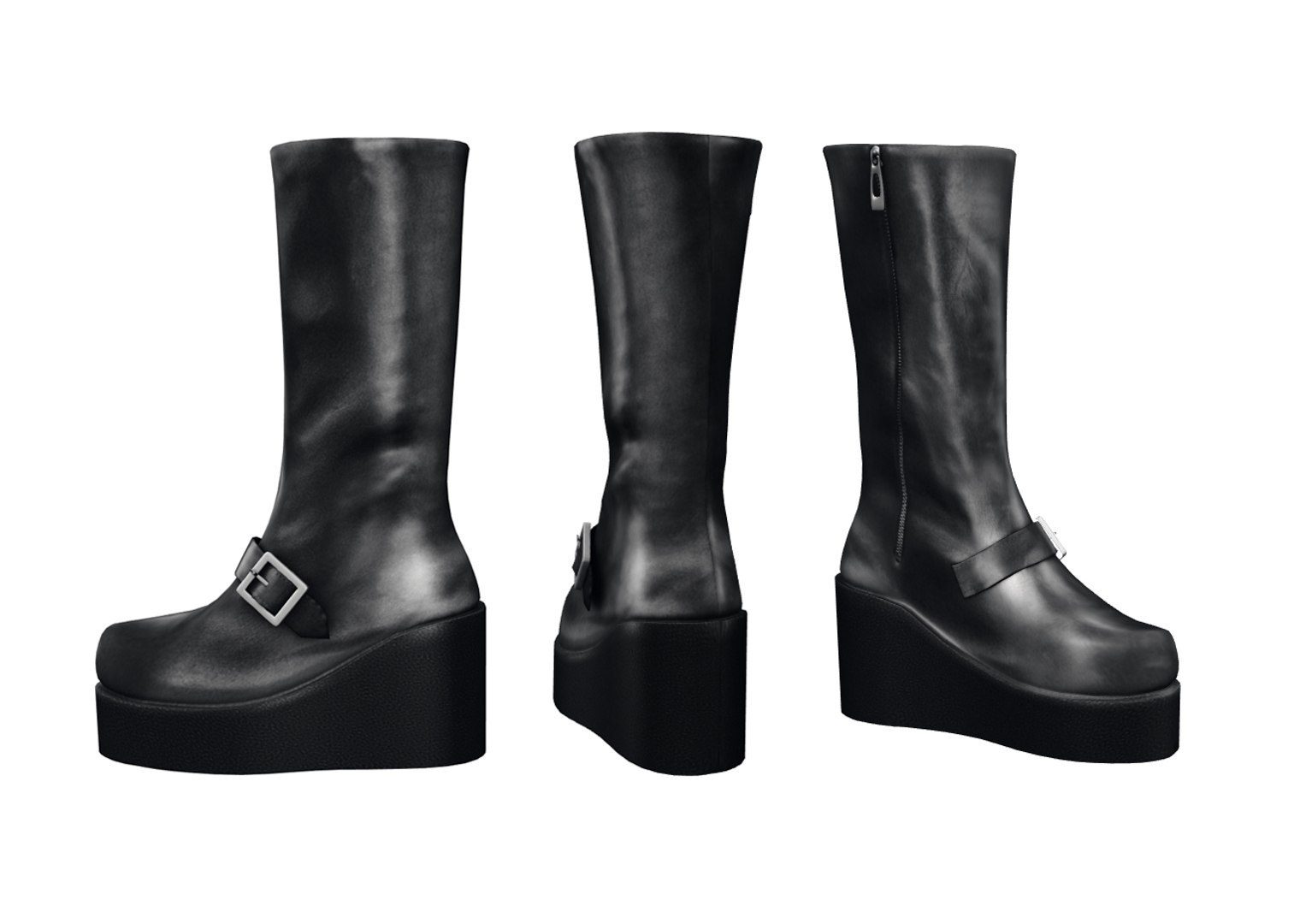 3D Crop Leather Jacket Full Steampunk Outfit - TurboSquid 2073207