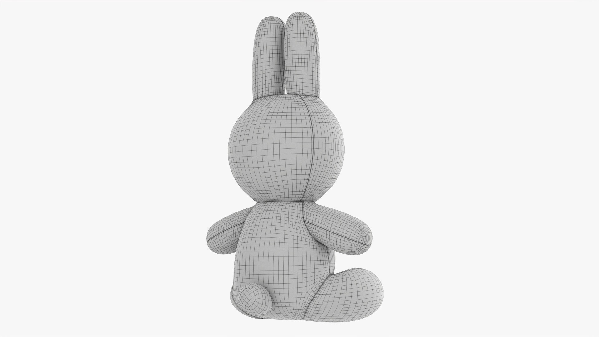 Rabbit Soft Toy 01 3D Model - TurboSquid 1754767