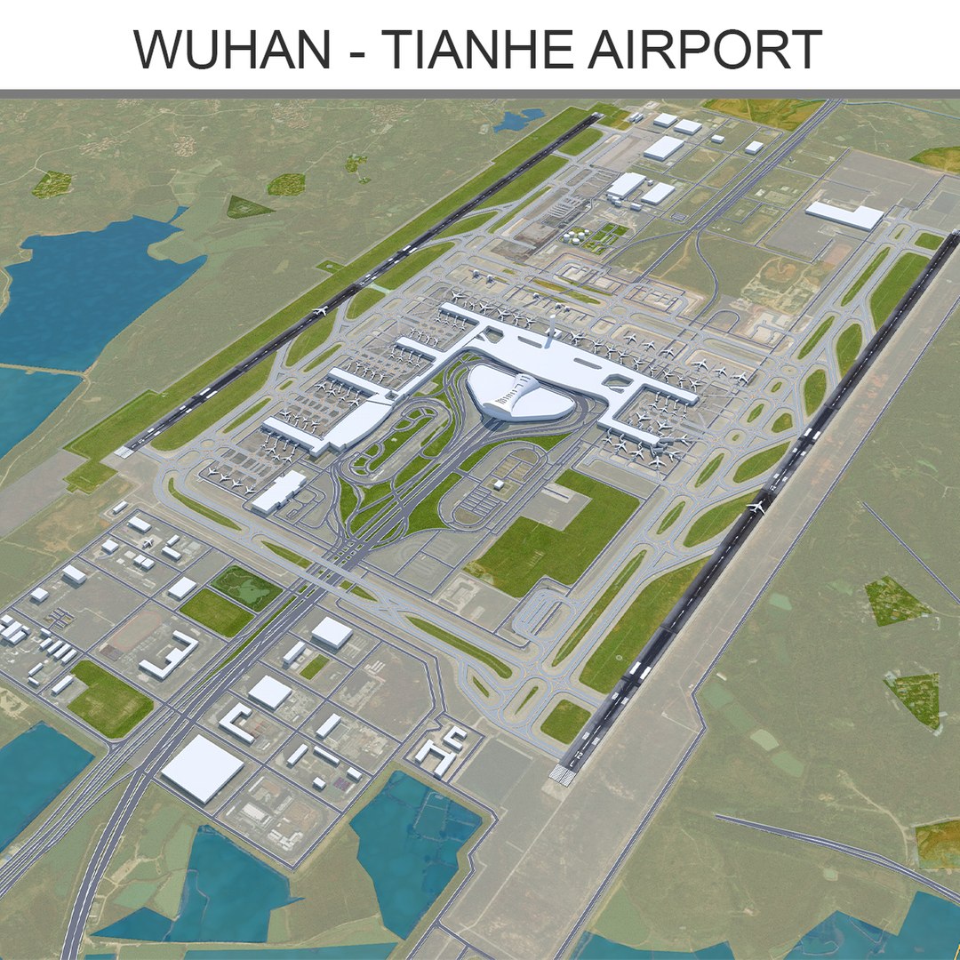 Wuhan Tianhe Airport 3D - TurboSquid 2199150