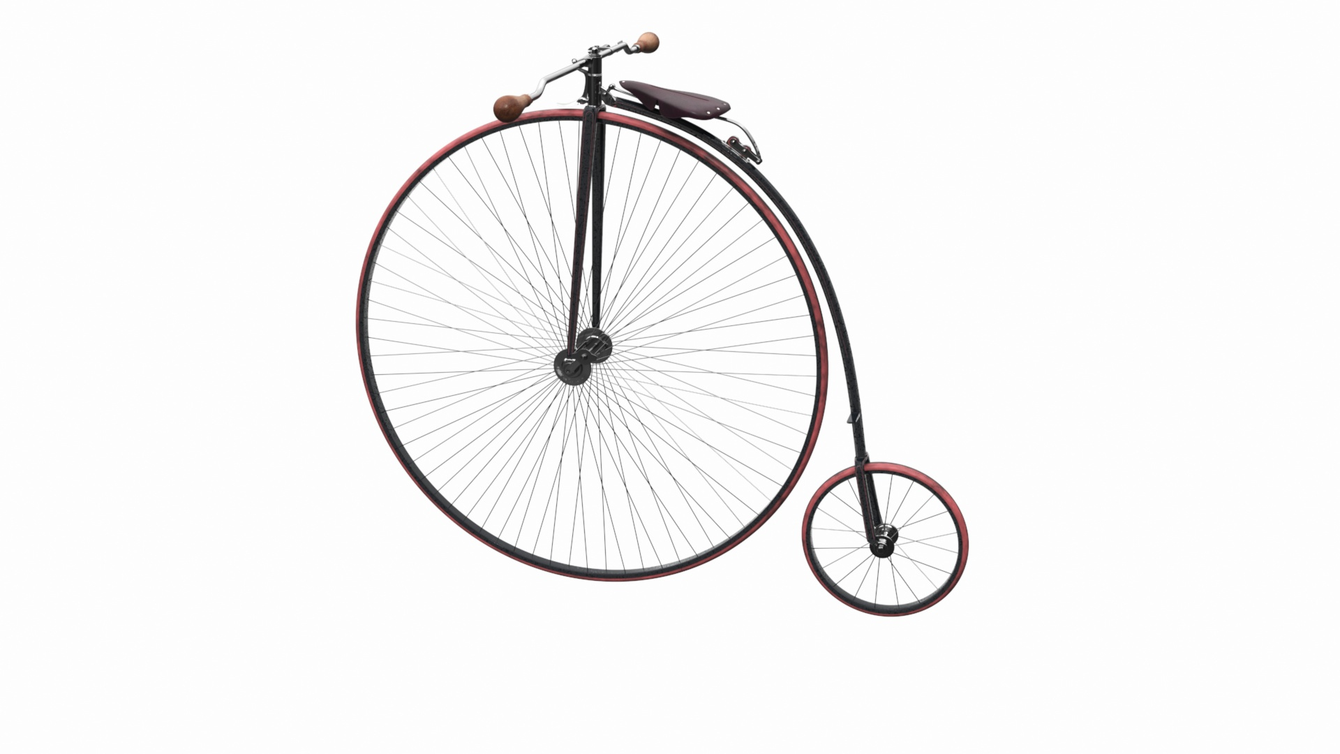 Antique High Wheeler Rigged 3D Model - TurboSquid 2326301