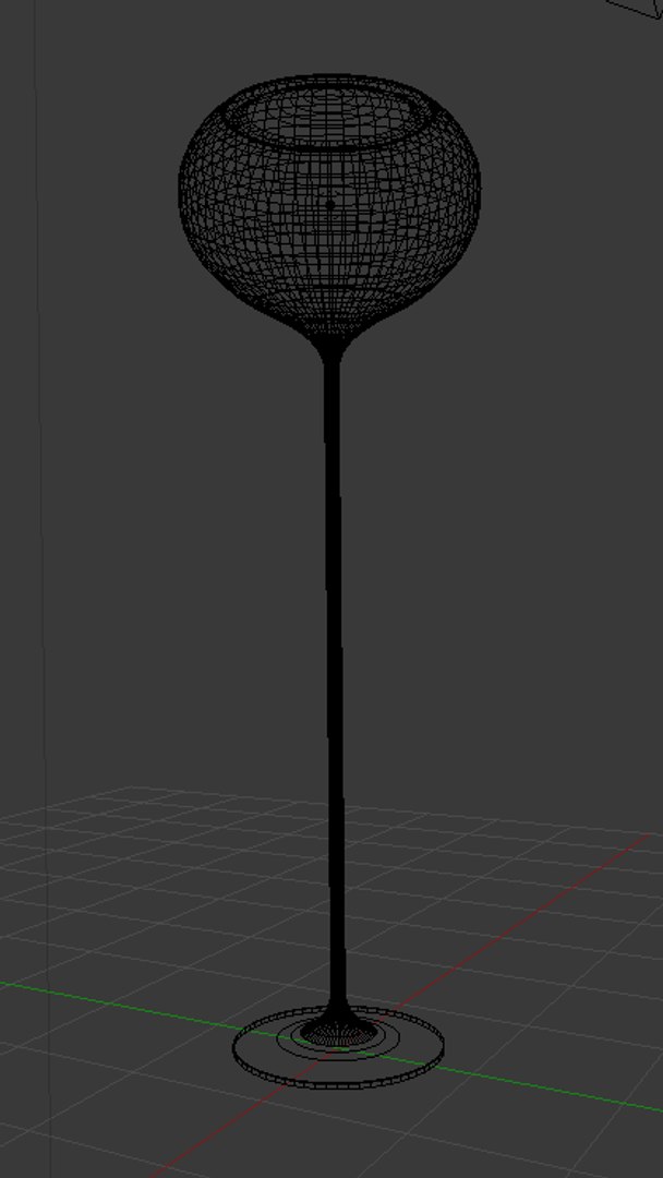 3d Model Lamp Standing