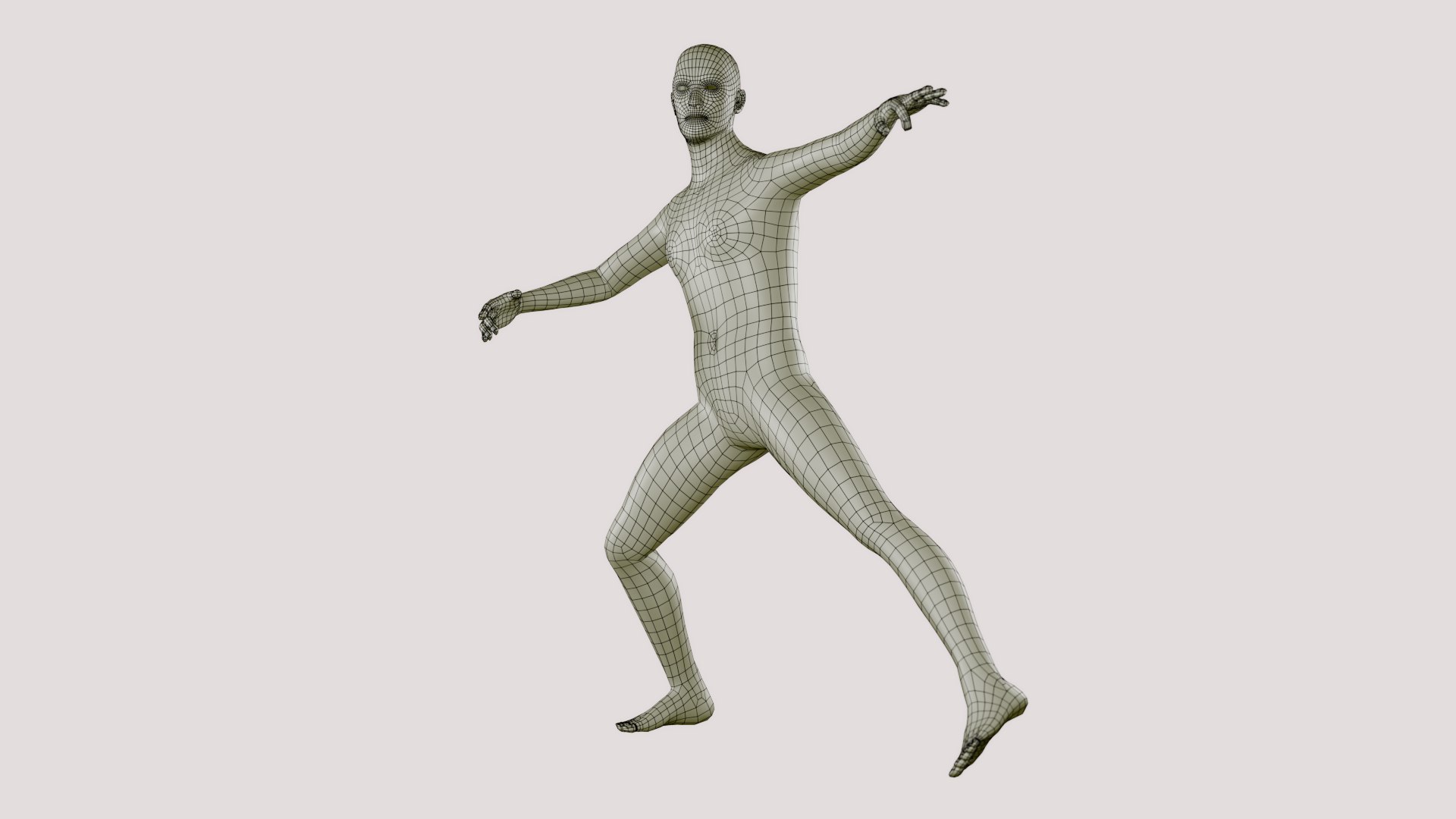 Male Body Base Mesh Topology 3D Model - TurboSquid 2194535