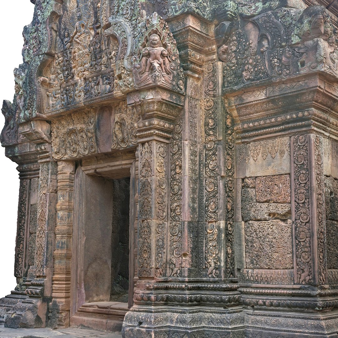 Red Temple Ultra Hd 3d Model