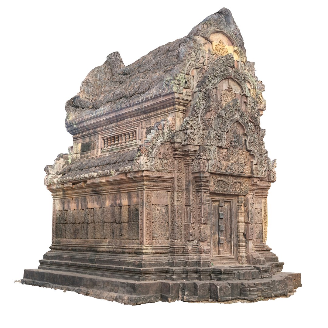 Red Temple Ultra Hd 3d Model