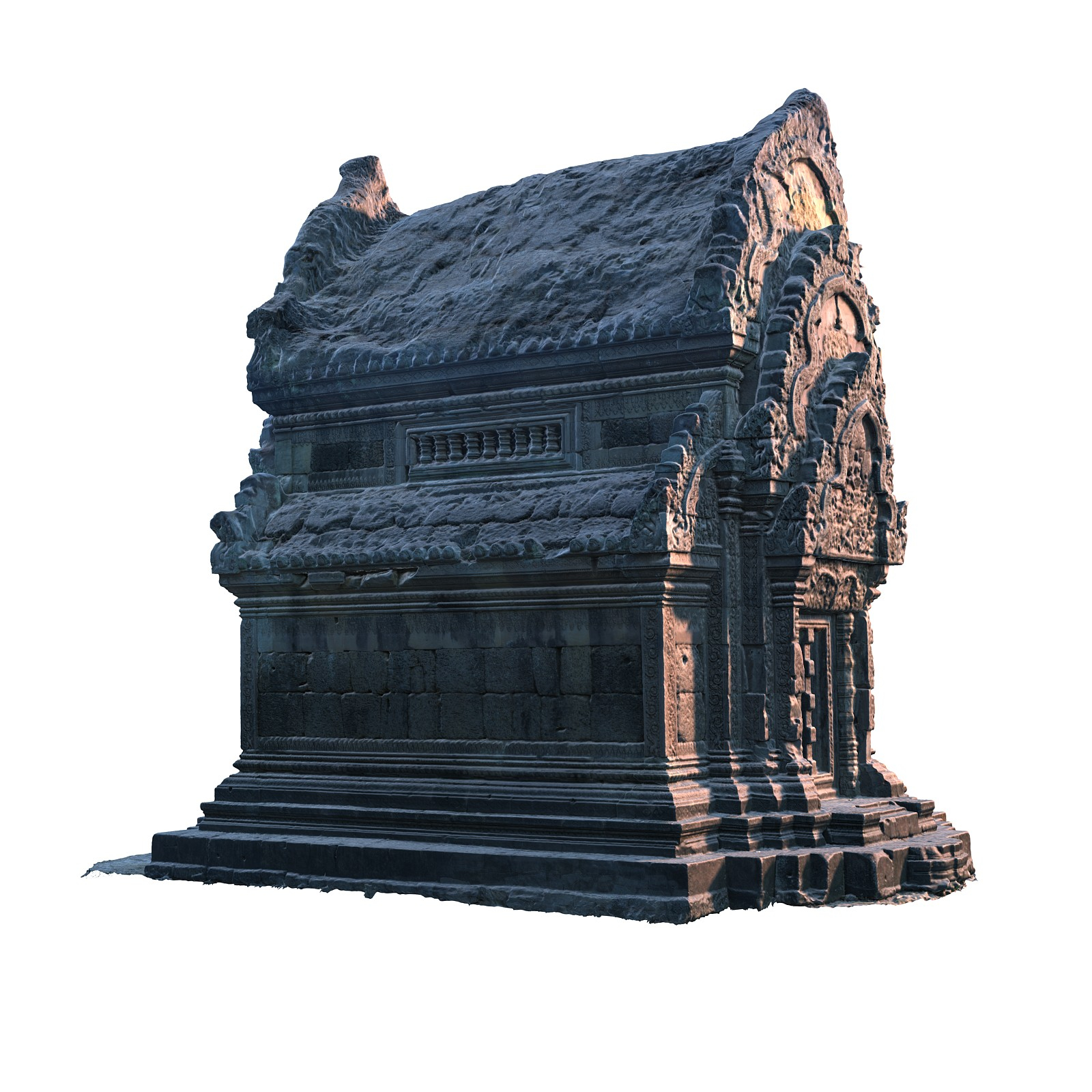 red temple ultra hd 3d model