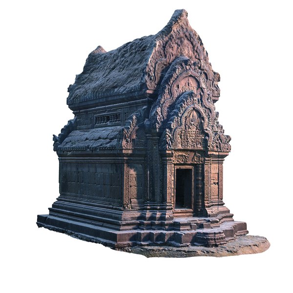 red temple ultra hd 3d model