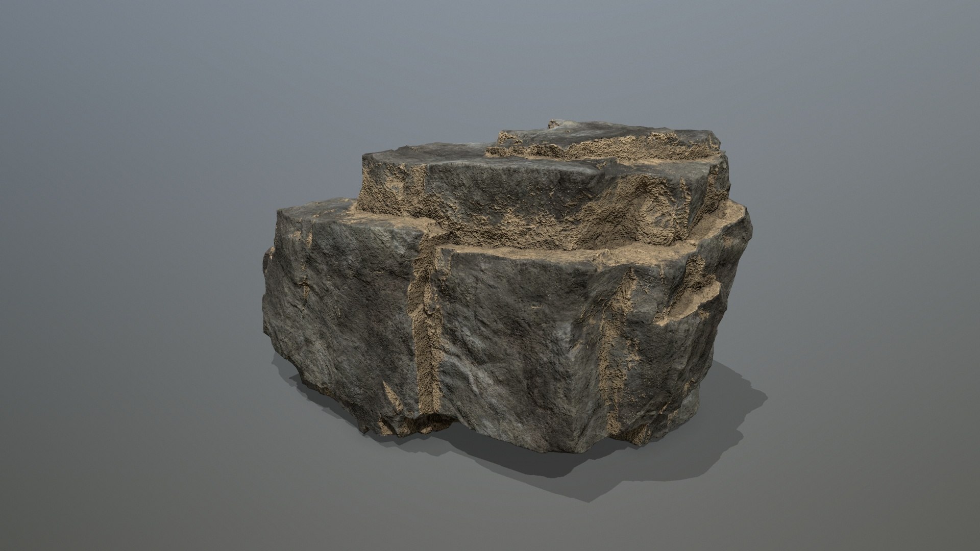 3D Model Desert Cliff Rocks - TurboSquid 2273510