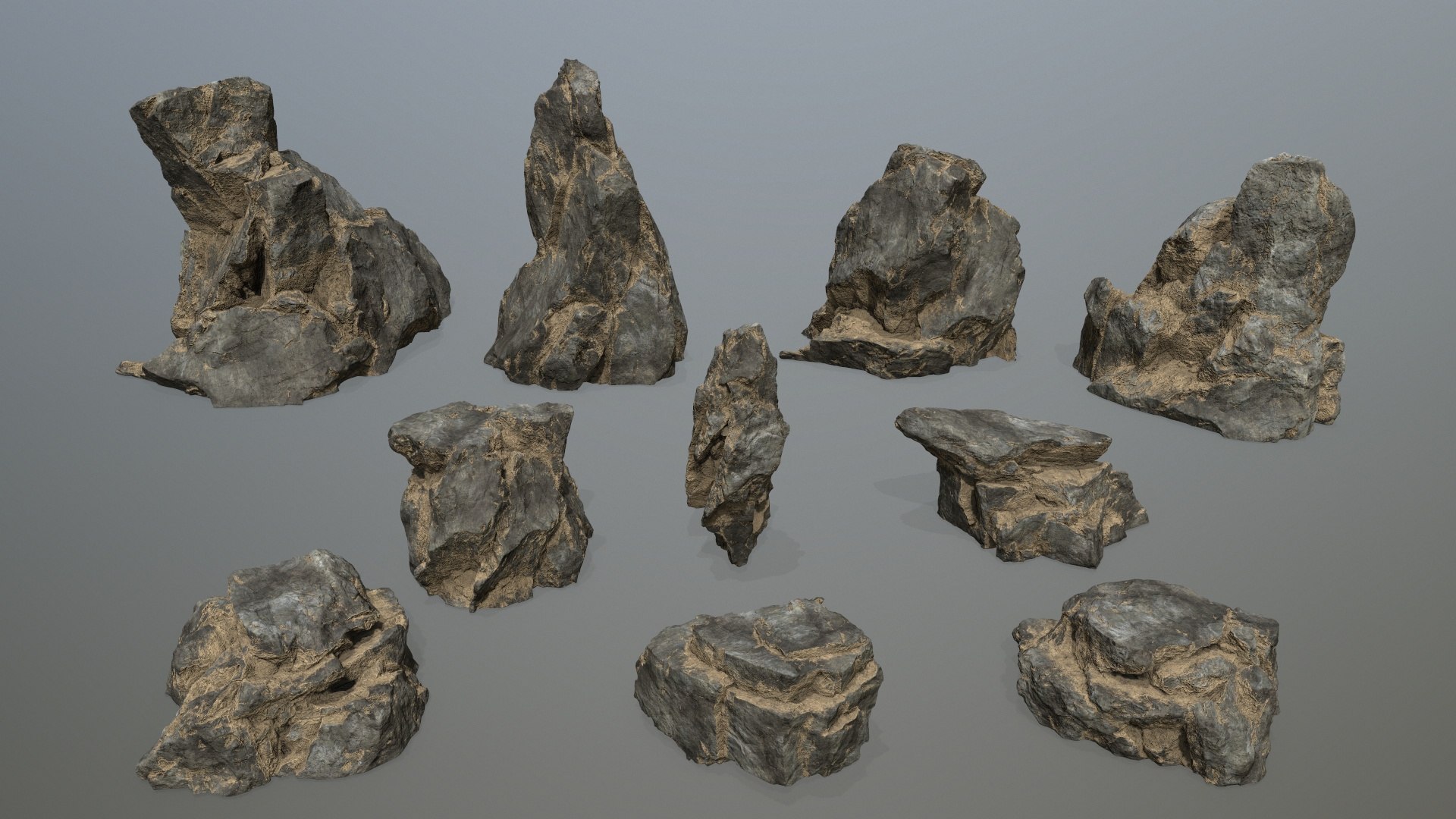 3D Model Desert Cliff Rocks - TurboSquid 2273510