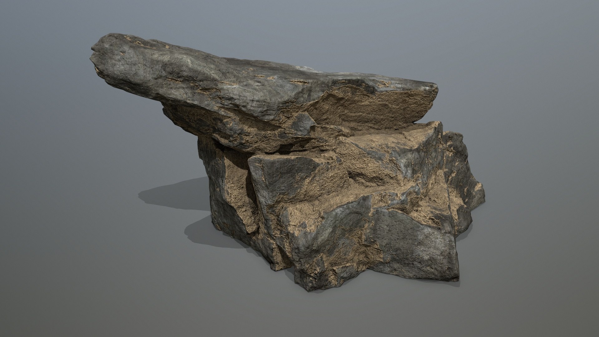 3D Model Desert Cliff Rocks - TurboSquid 2273510
