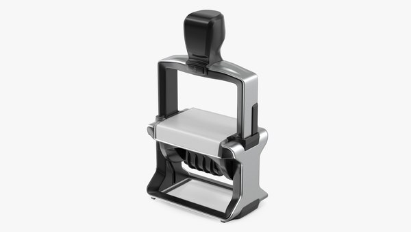 Professional Self Inking Date Stamp 3D model - TurboSquid 1822473