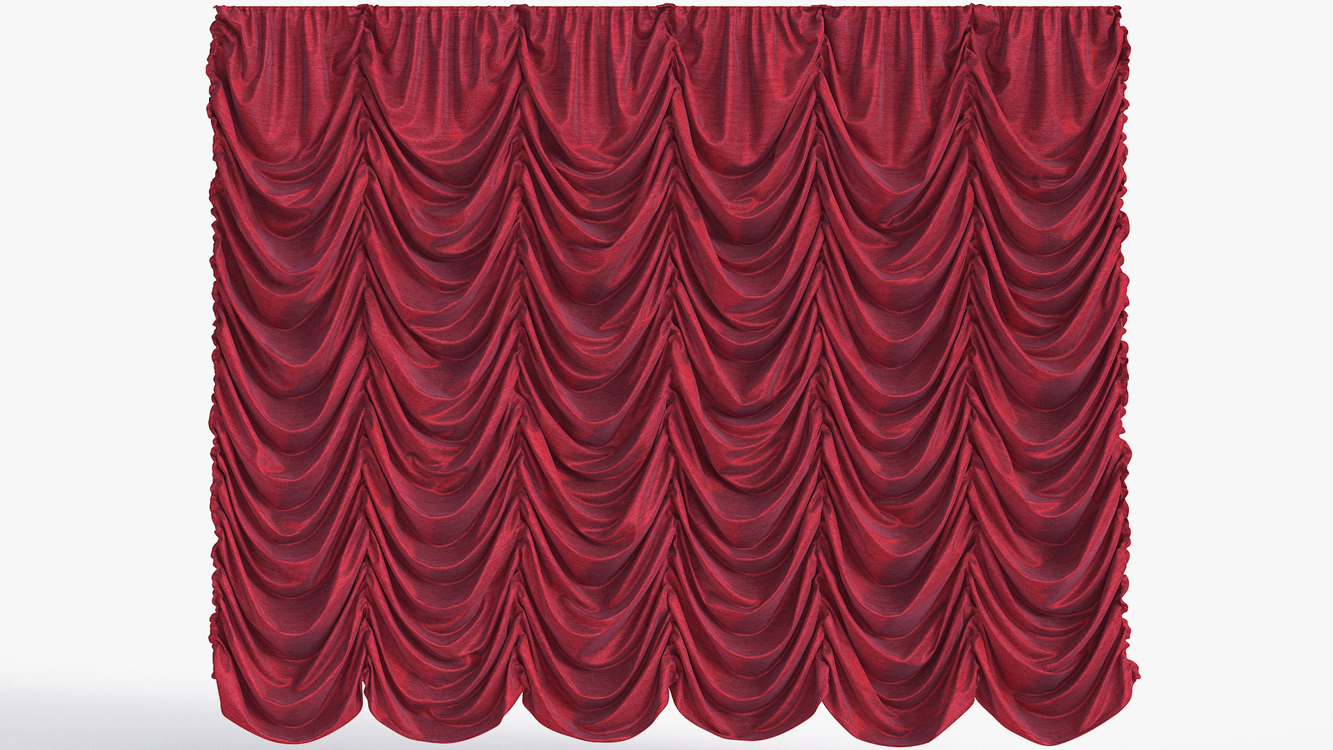 modèle 3D de Rideau Autrichien - TurboSquid 1828440