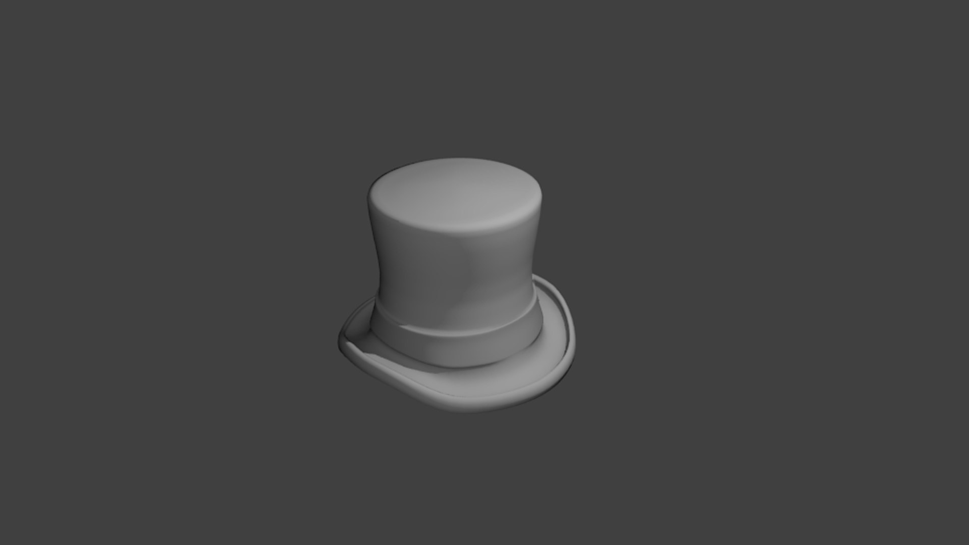 3d Model Simple Hat
