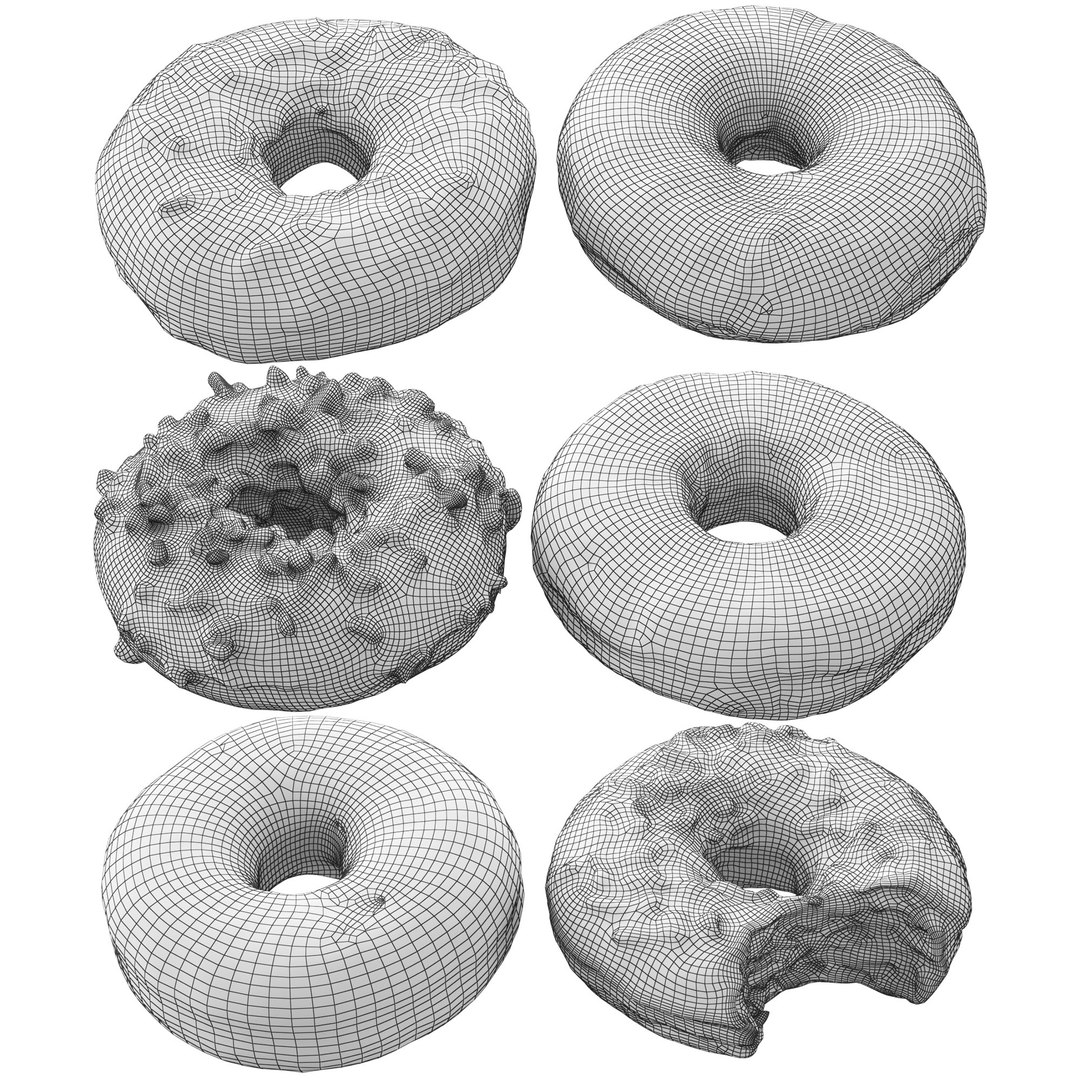 3D donuts model - TurboSquid 1704420